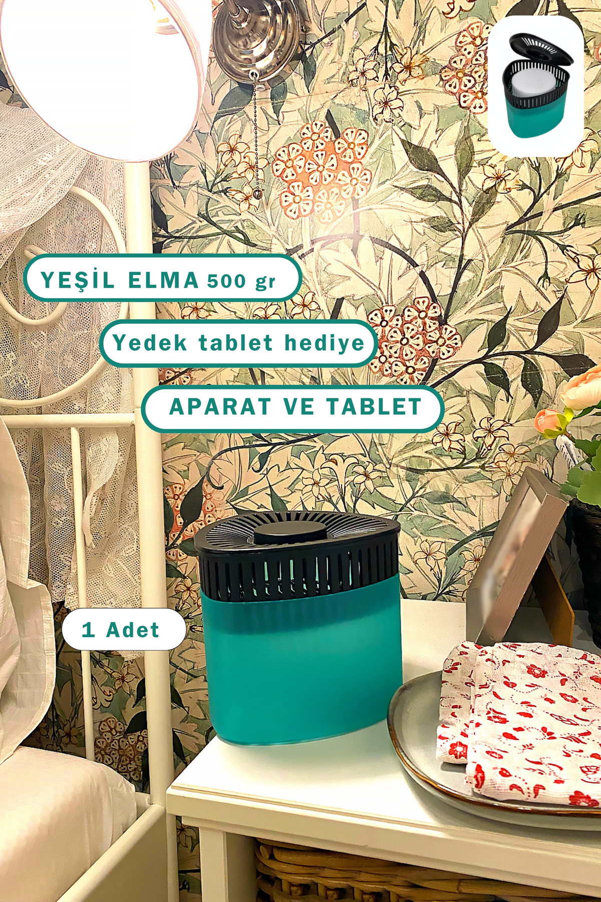 Saban Nem Alıcı - Rutubet Giderici Elma ( 1 Adet 500 Gram Aparat Ve 1 ...