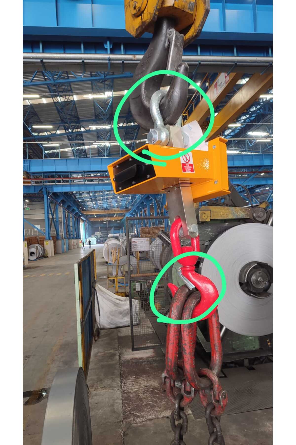 Demirtaş Tartı Demirtaş Endutek 20 Ton X 5 Kg Kablosuz Yazıcılı Vinç ...