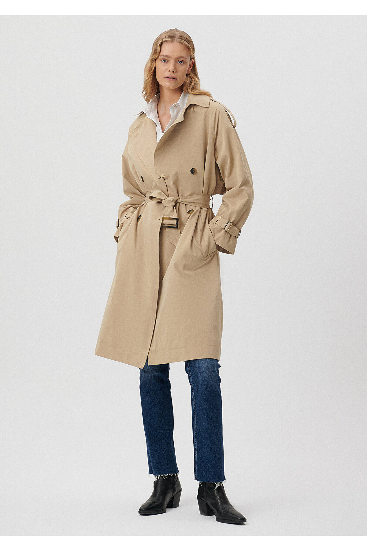 Mavi Bej Trençkot 1110111-70203 Fiyatı, Yorumları - Trendyol