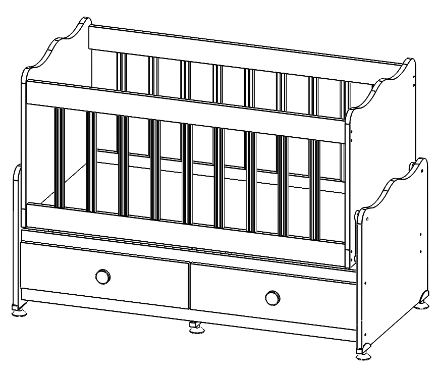 Garaj Home Elegant 60x120 MDF Çıtalı Beşik - Beyaz Fiyatı, Yorumları ...