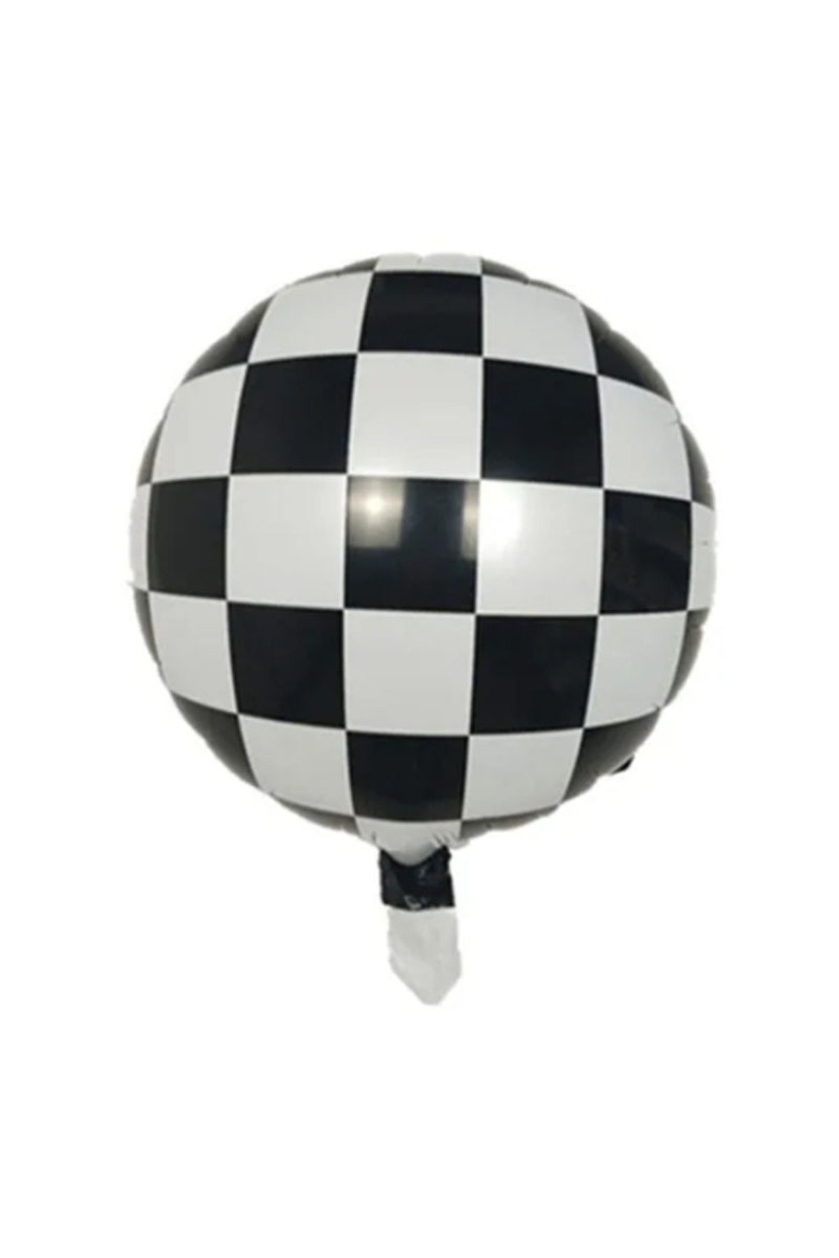 PARTİAVM Race Car Balloon Set with Black Numeral Balloon with White ...