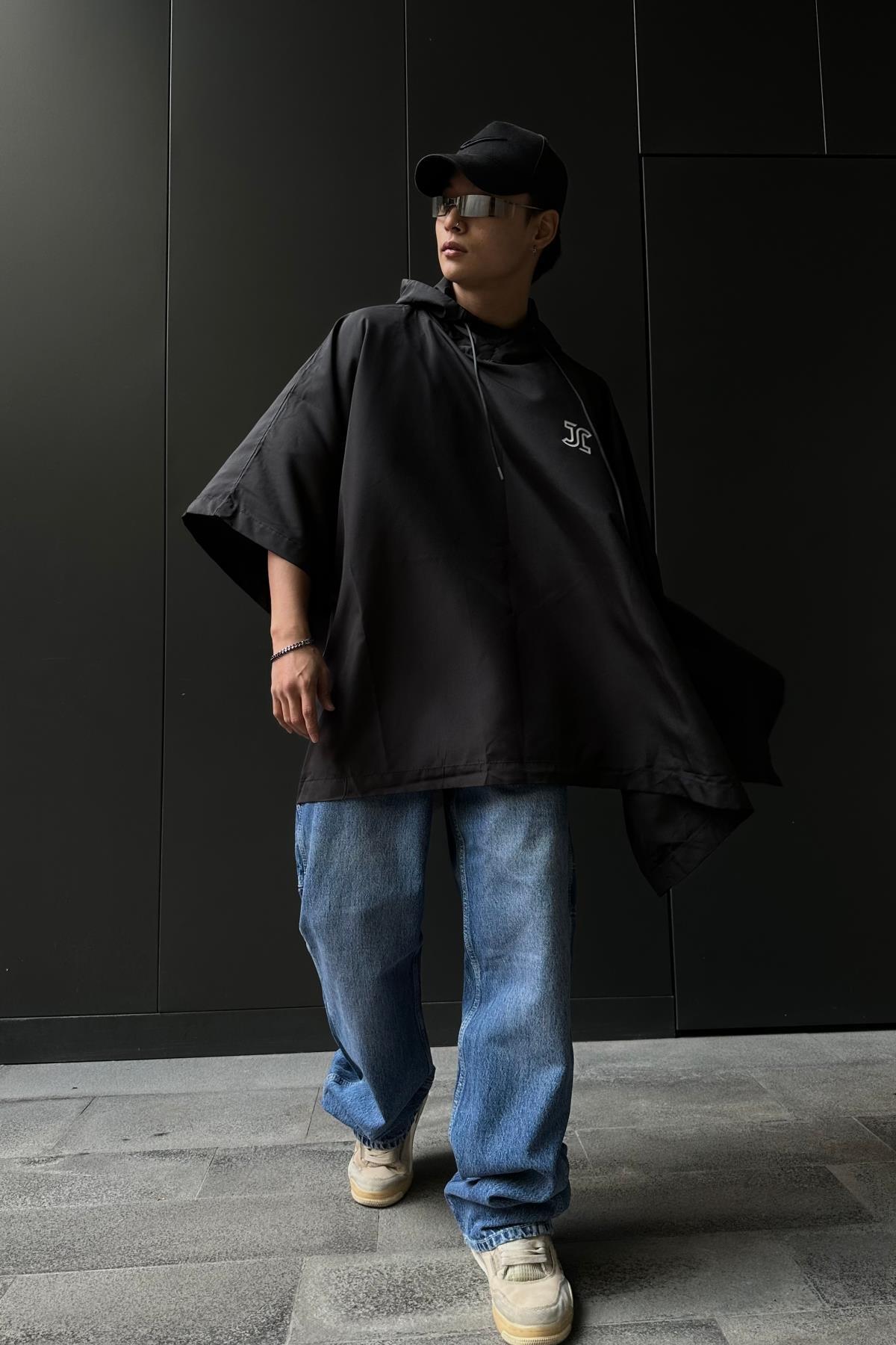 Jr.Crime Rv Siyah Yarasa Kol Yağmurluk YGM101 Fiyatı, Yorumları - Trendyol