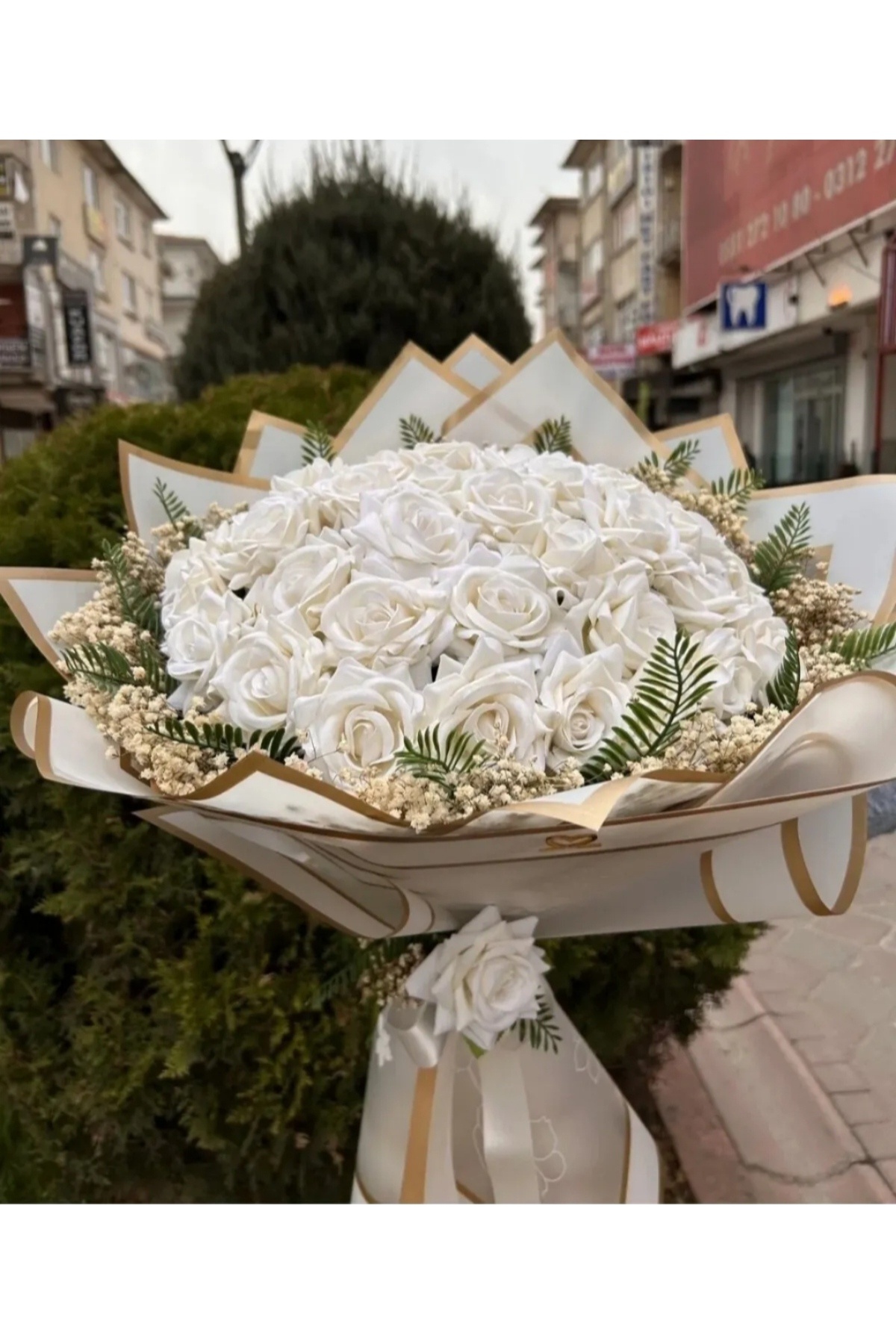 Merveparti 50 gül isteme buketi ,söz cicegi isteme çiçeği,gul Fiyatı ...