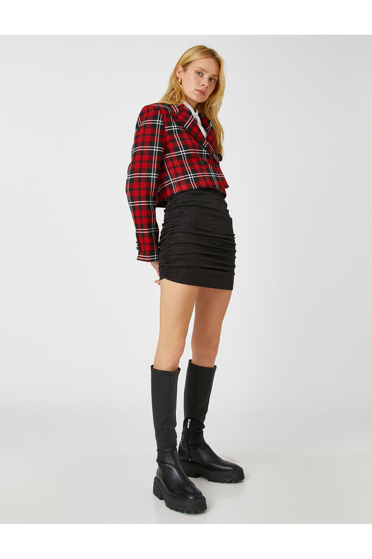 Koton Drapeli Simli Mini Etek Fiyatı, Yorumları - Trendyol