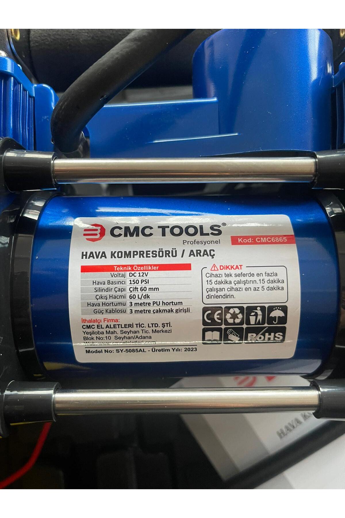 CMC Tools CMC Çift Piston Araç Hava Kompresörü Fiyatı, Yorumları - Trendyol