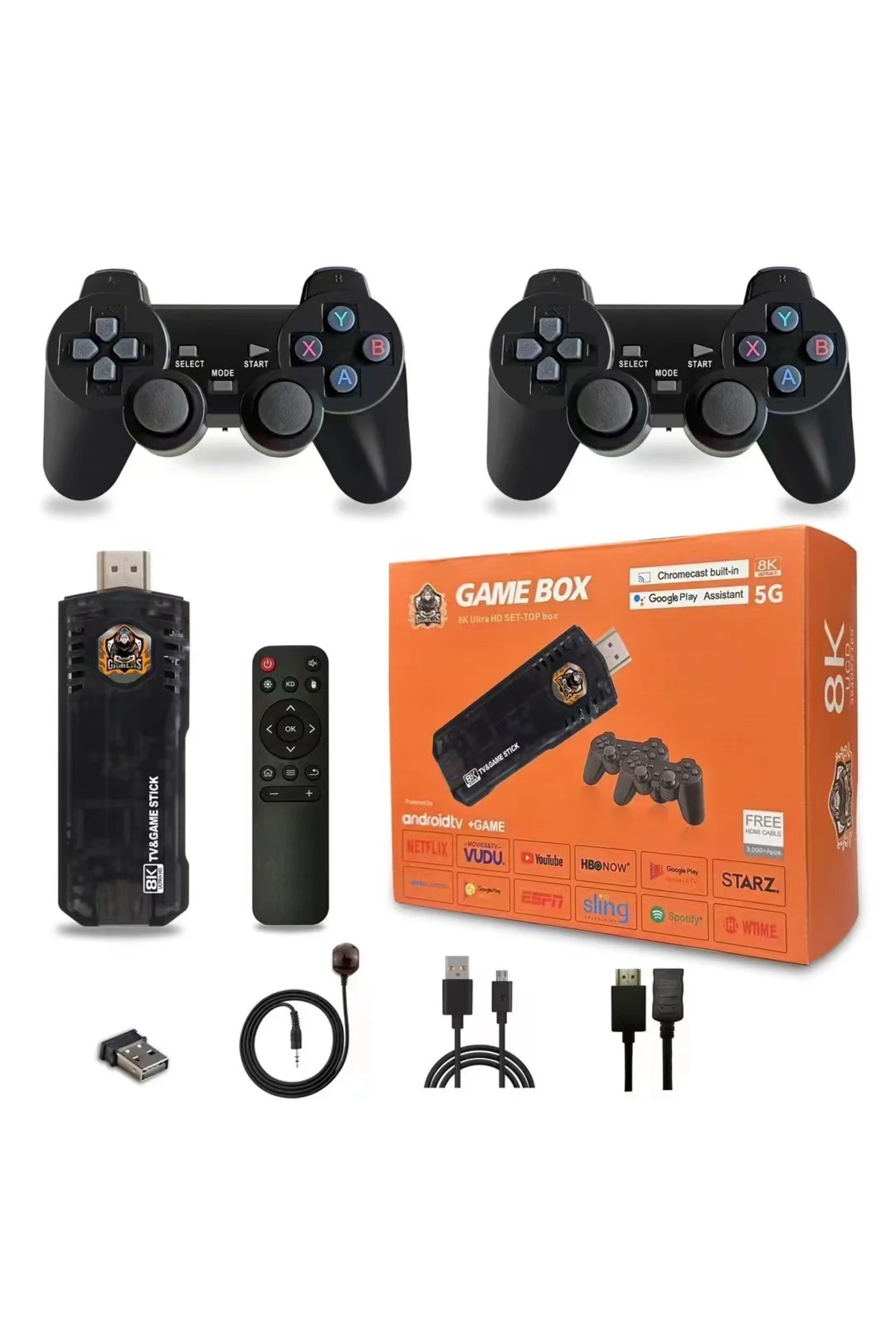 Dynego Oyun Konsolu Retro Game Stick Arcade Atari Makinesi 21,000 Adet ...