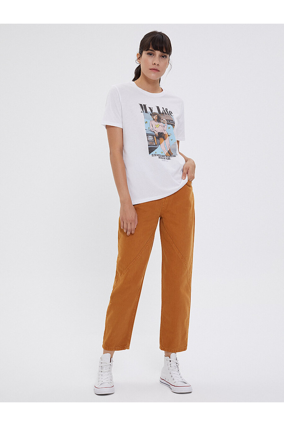 Loft Baggy Baggy Fit Kadın PantolonFiyatı, Yorumları - Trendyol