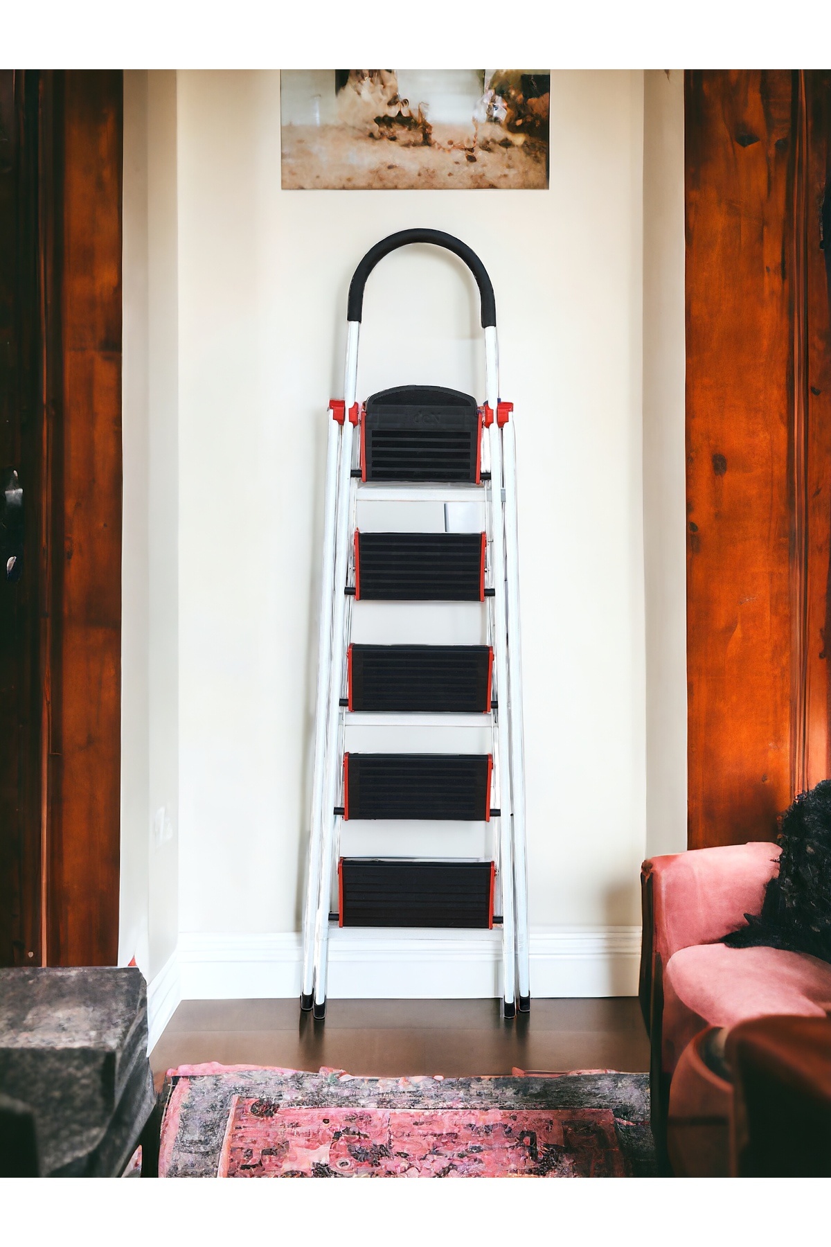 aden tablo Merdivenler 5 Basamak Ev Tipi Merdiven (4+1) Geniş Basamaklı ...