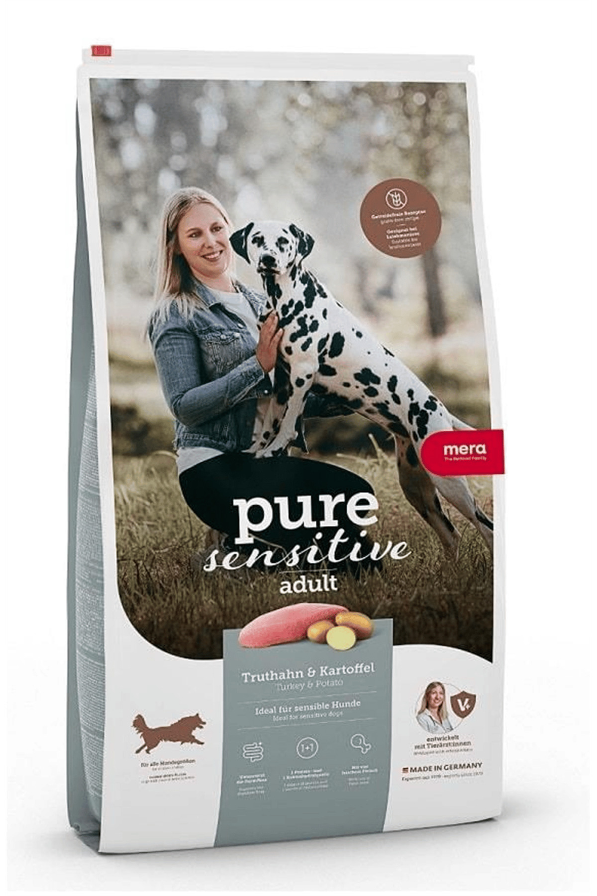 Mera Pure Sensitive Tahılsız Hindili Yetişkin Köpek Maması 12.5 Kg ...