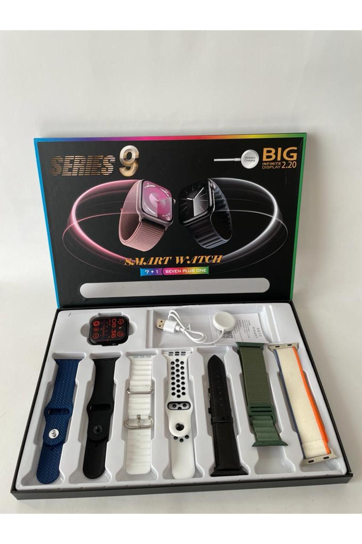 LEERFEI Watch Ultra 7 Kordonlu 45mm Watch 9 Ultra Akıllı Saat Sesli ...