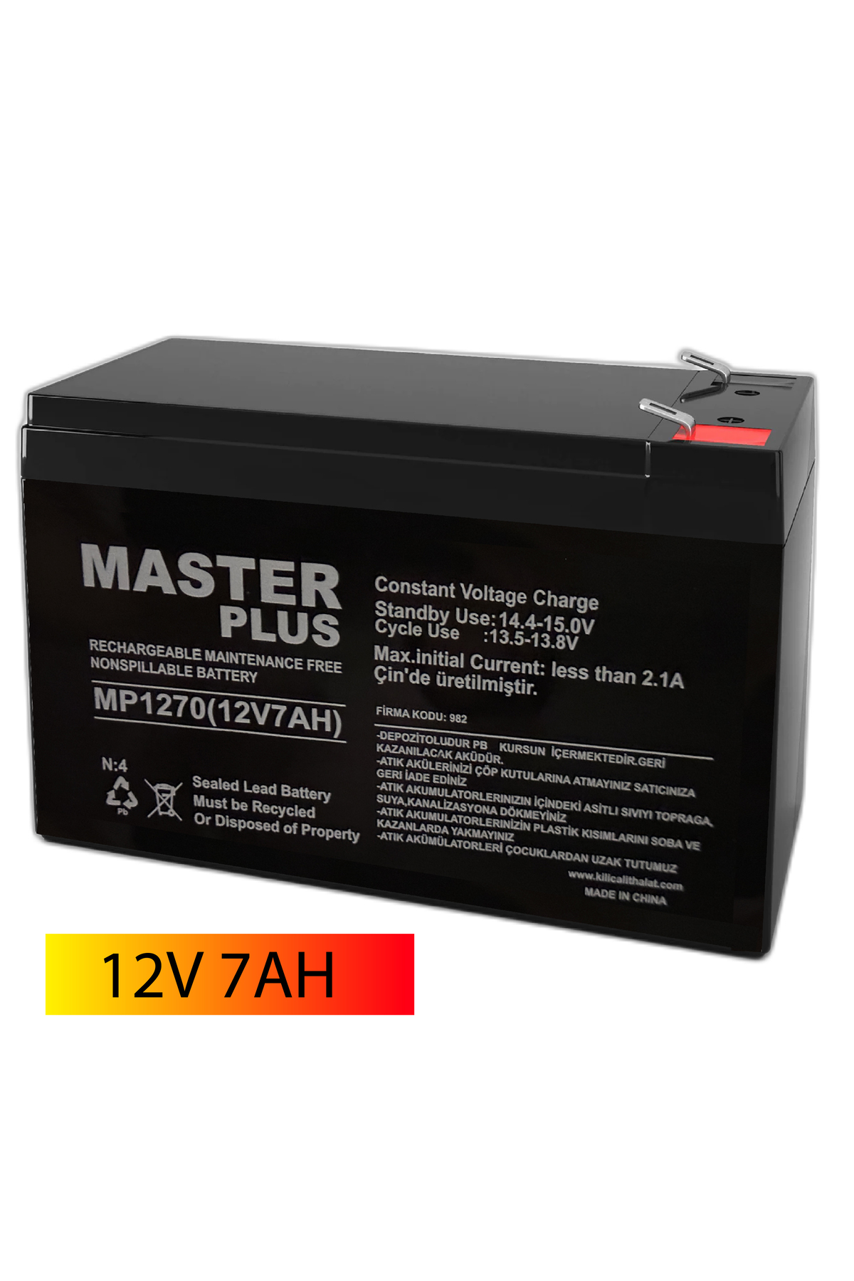 Genel Markalar 12v 7ah Kuru Tip Akü Ups Güç Kaynağı Aküsü Çocuk Araba ...