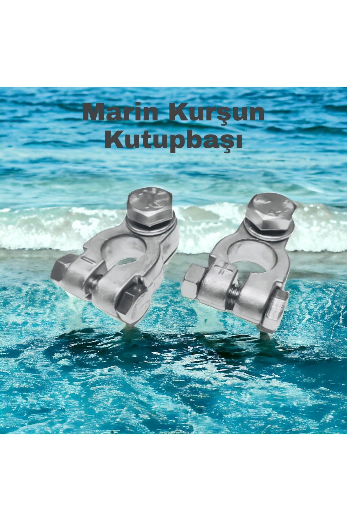 YM Marin kurşun kutupbaşı 10mm krom paslanmaz civatalı akü kutup başı ...