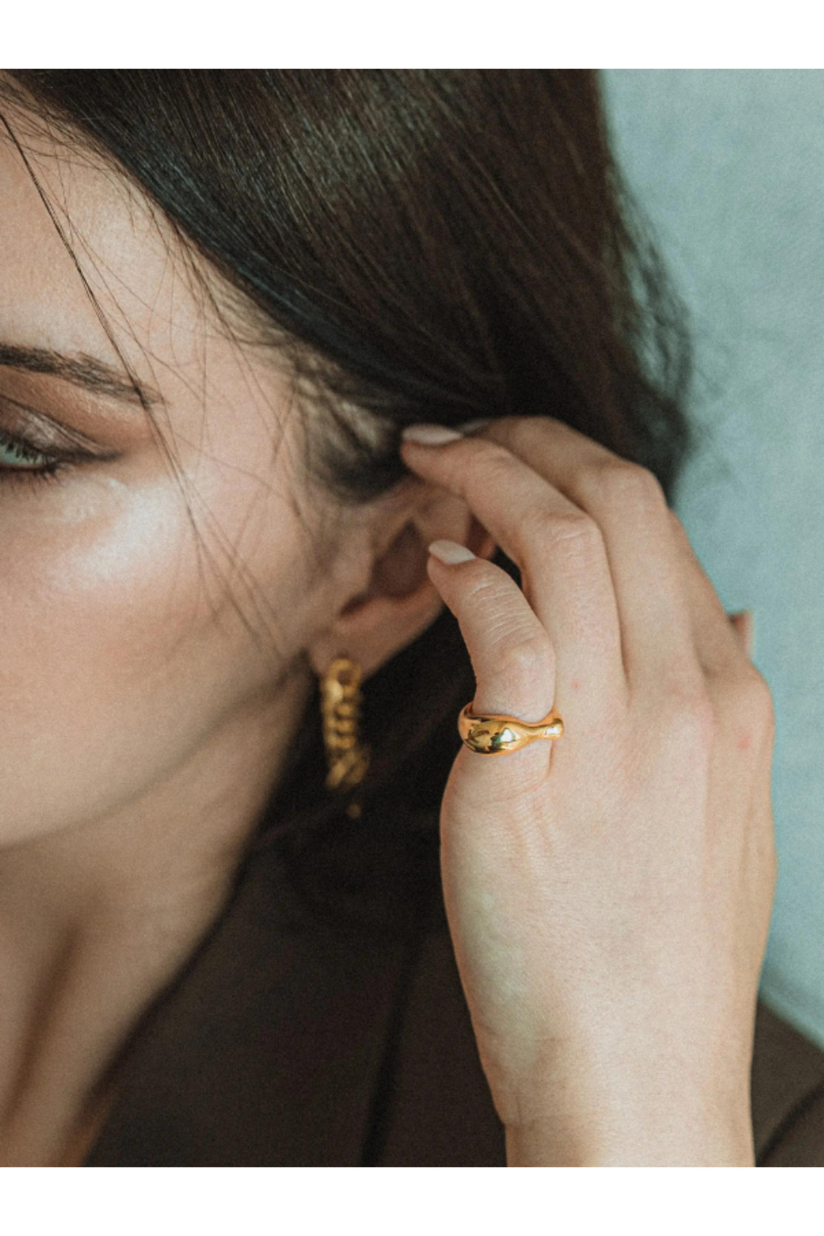 Manus in Mano Maia Altın Kaplama Gümüş Serçe Parmak Yüzüğü Fiyatı ...