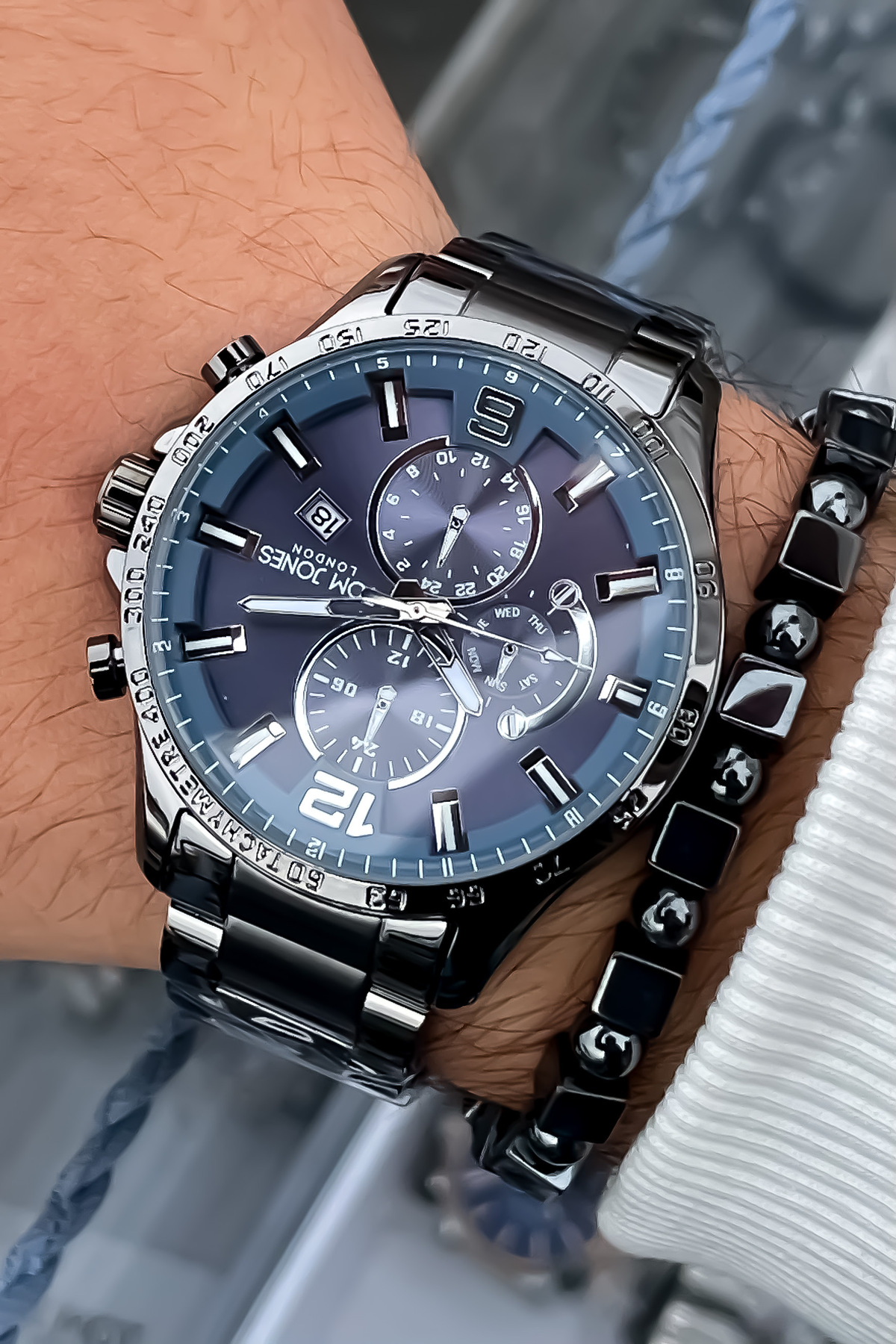 Tom Jones ÇELİK ERKEK KOL SAAT VE BİLEKLİK HEDİYELİ Fiyatı, Yorumları ...