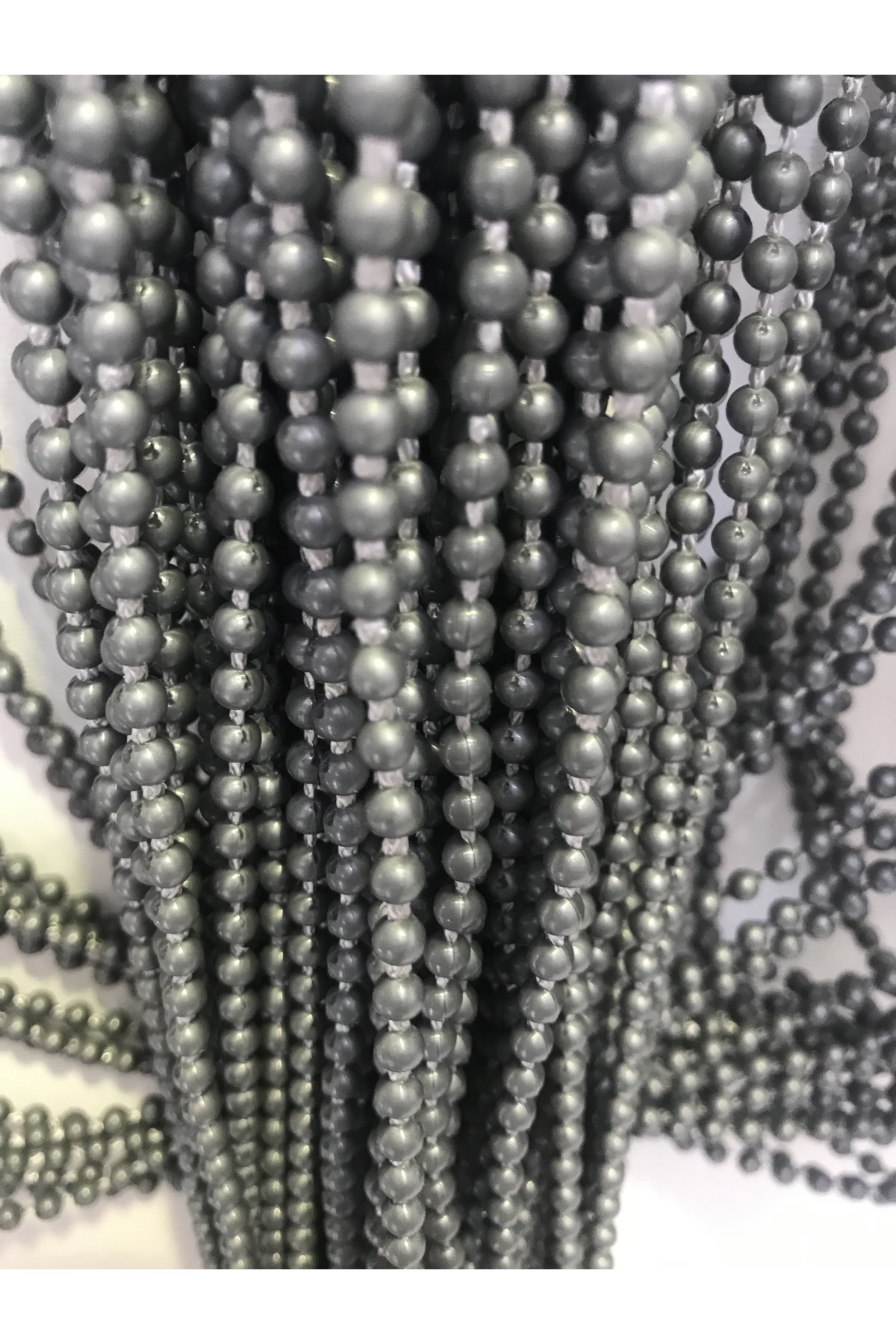 özdeğer home 120x200antrasit 1cm Aralık Zincir Perde Ahşap Kapı Perdesi ...