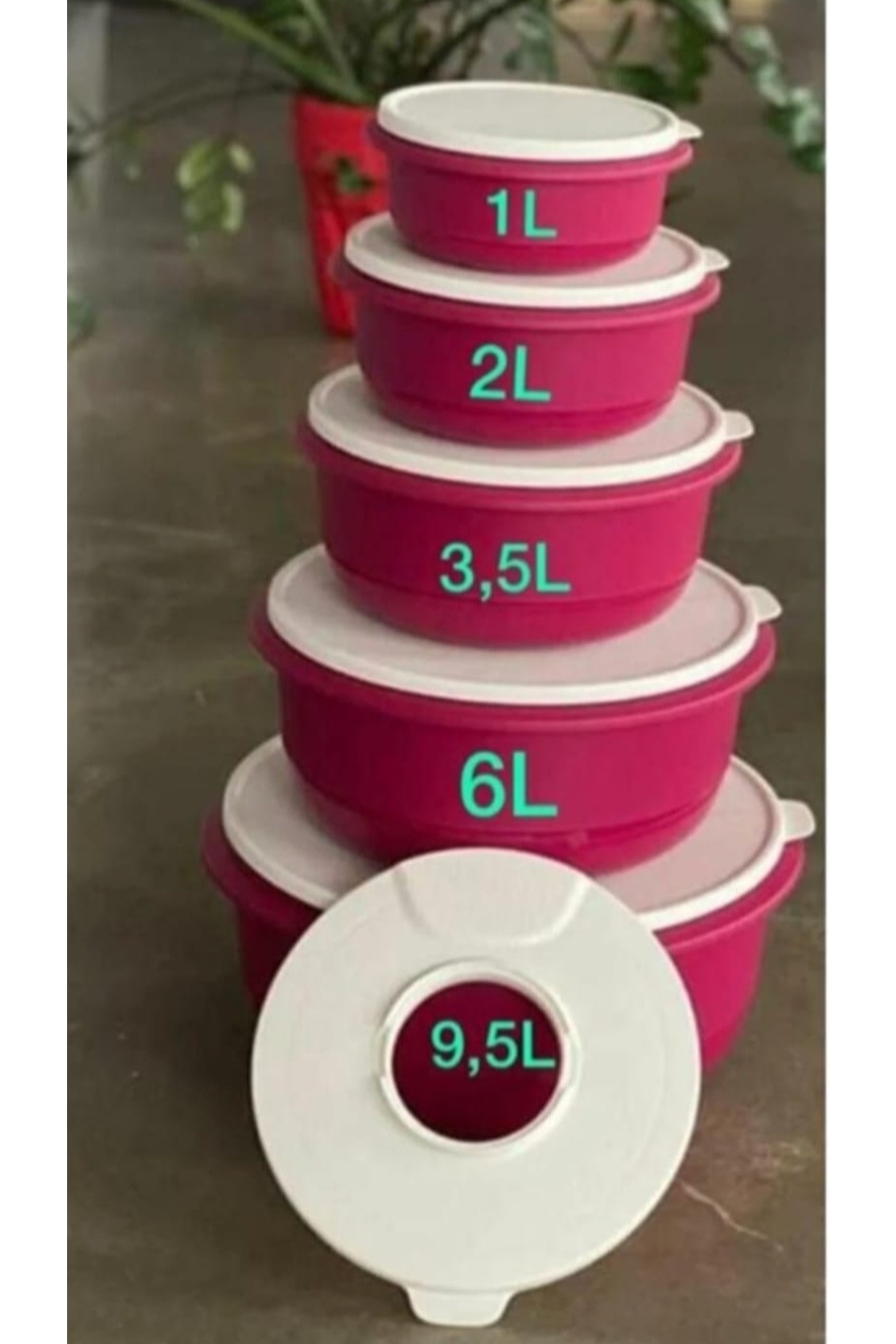 Tupperware Tuperware 5 Li ve Cırpma Kapağı Dahil Miksim Set. Fiyatı, Yorumları - Trendyol