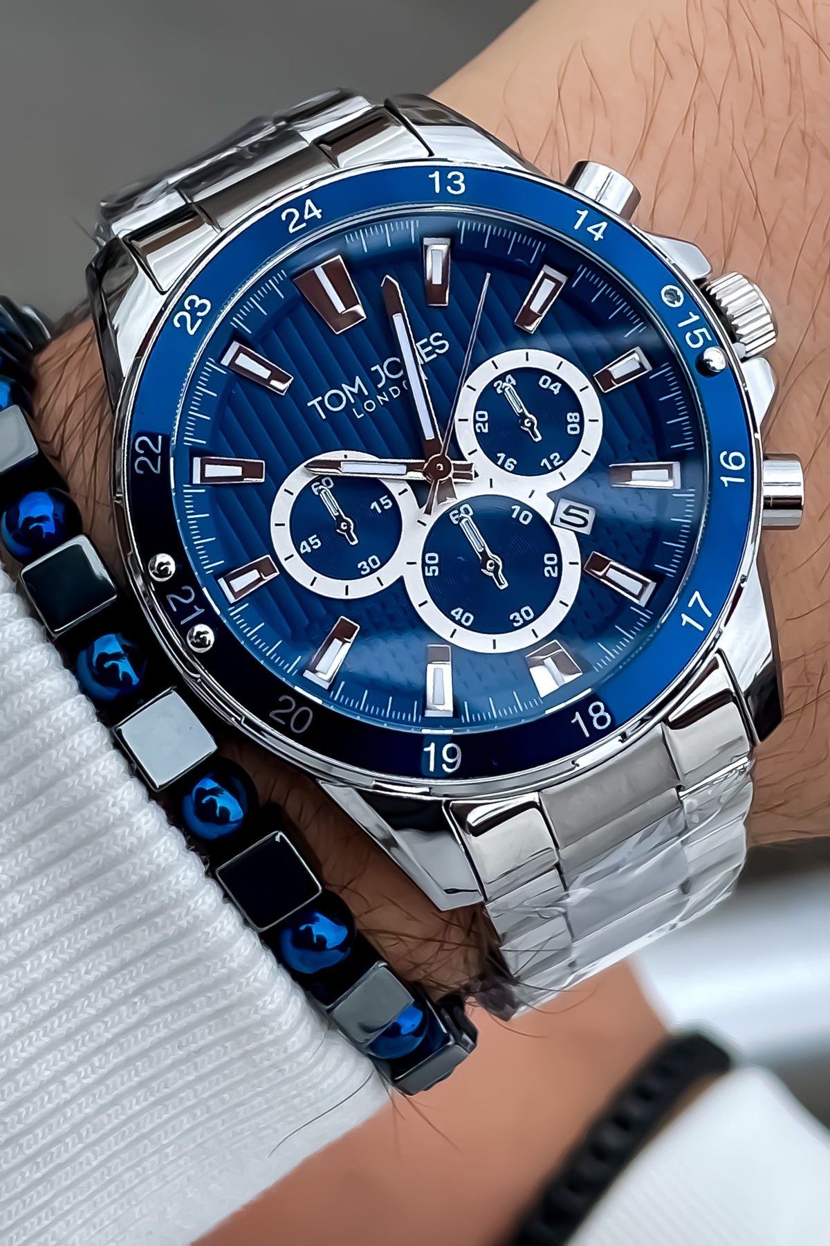 Tom Jones ÇELİK ERKEK KOL SAAT VE BİLEKLİK HEDİYELİ Fiyatı, Yorumları ...