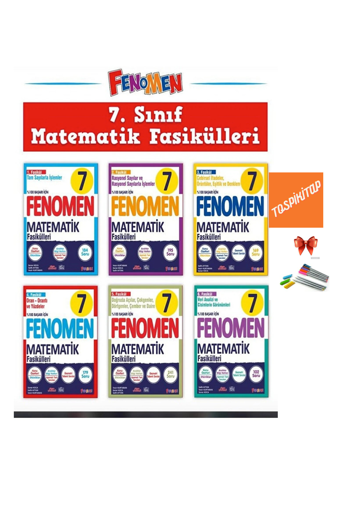 Fenomen Kitaplar 7.SINIF MATEMATİK FASİKÜL SETİ (1-2-3-4-5-6. SAYILAR ...