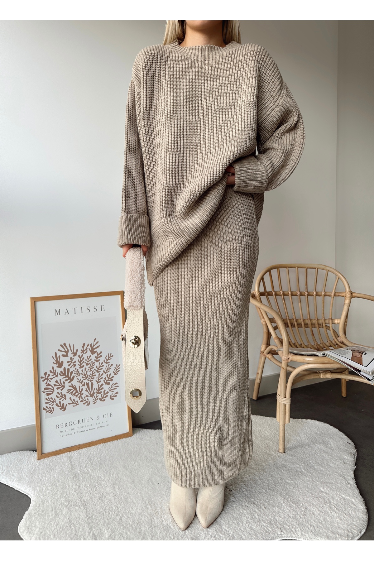Panda Fashion Etekli Kadın Triko Takım Fiyatı, Yorumları - Trendyol