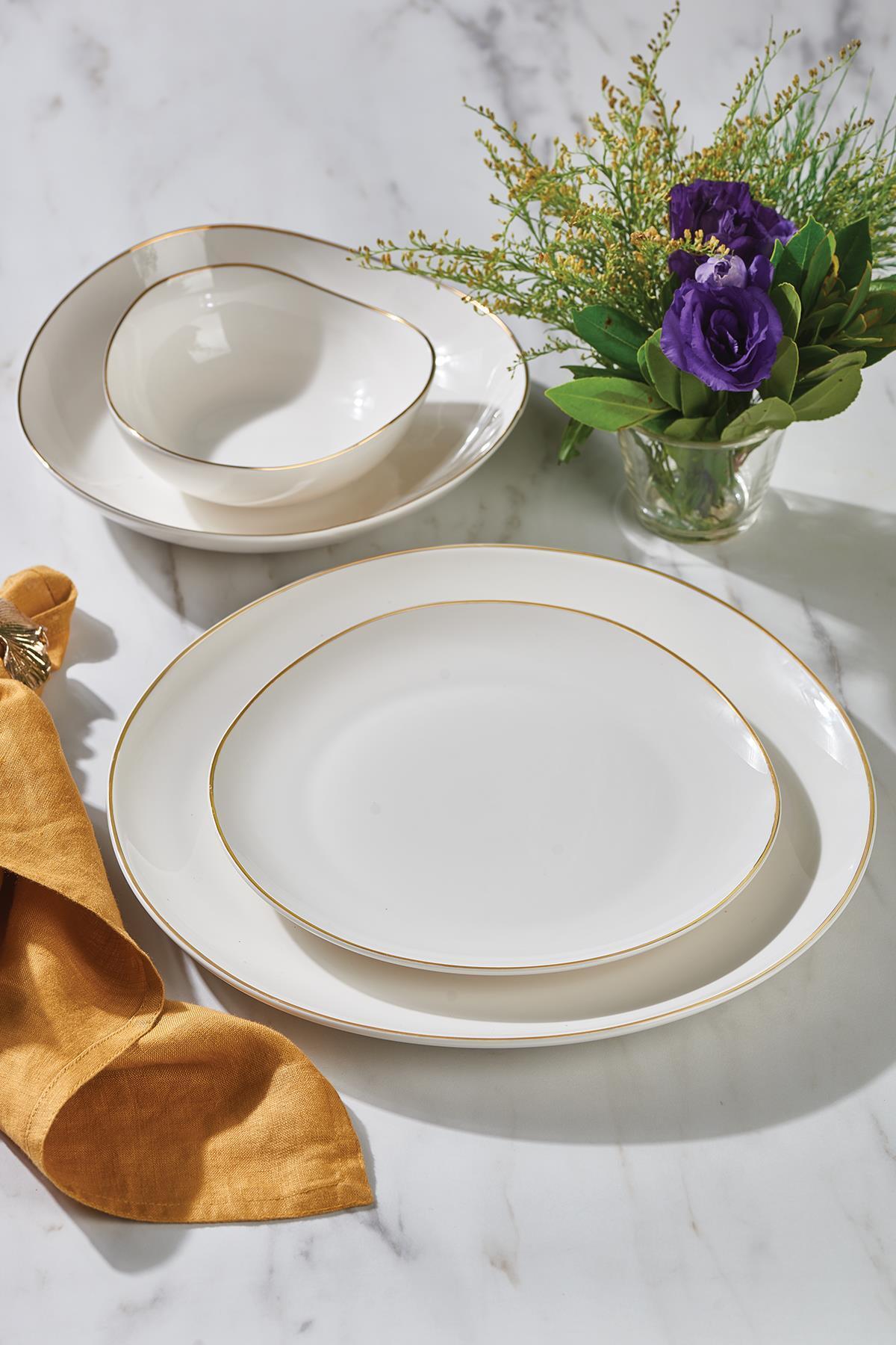 Neva N3523 Gold Ikon 28 Parça 6 Kişilik Yemek Takımı - Fiyatı, Yorumları