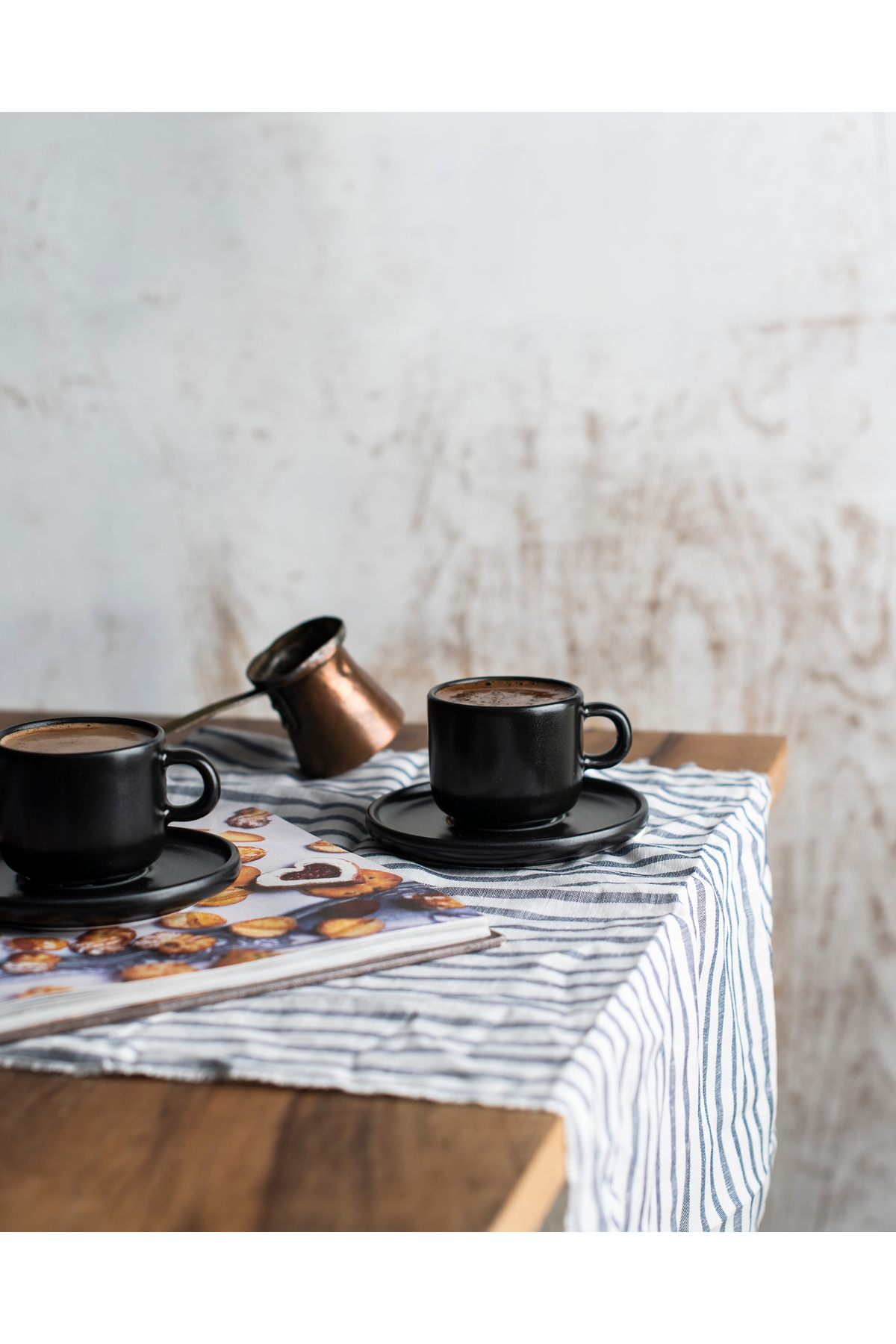 BONNA EXPERİENCE Notte Hygge 2 Fincan & 2 Fincan Tabağı 4 Parça 70cc ...