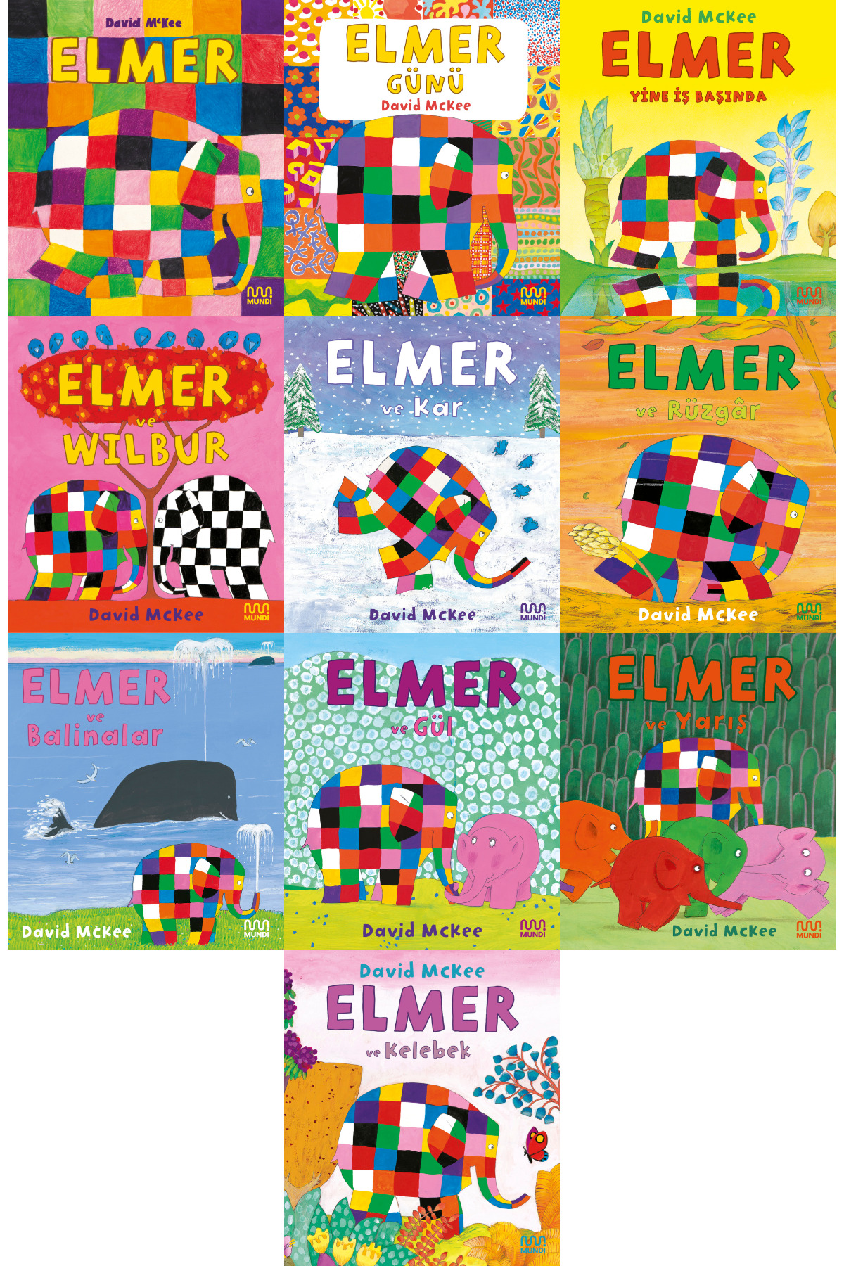 MUNDİ Elmer Set (10 Kitap) - Fiyatı, Yorumları