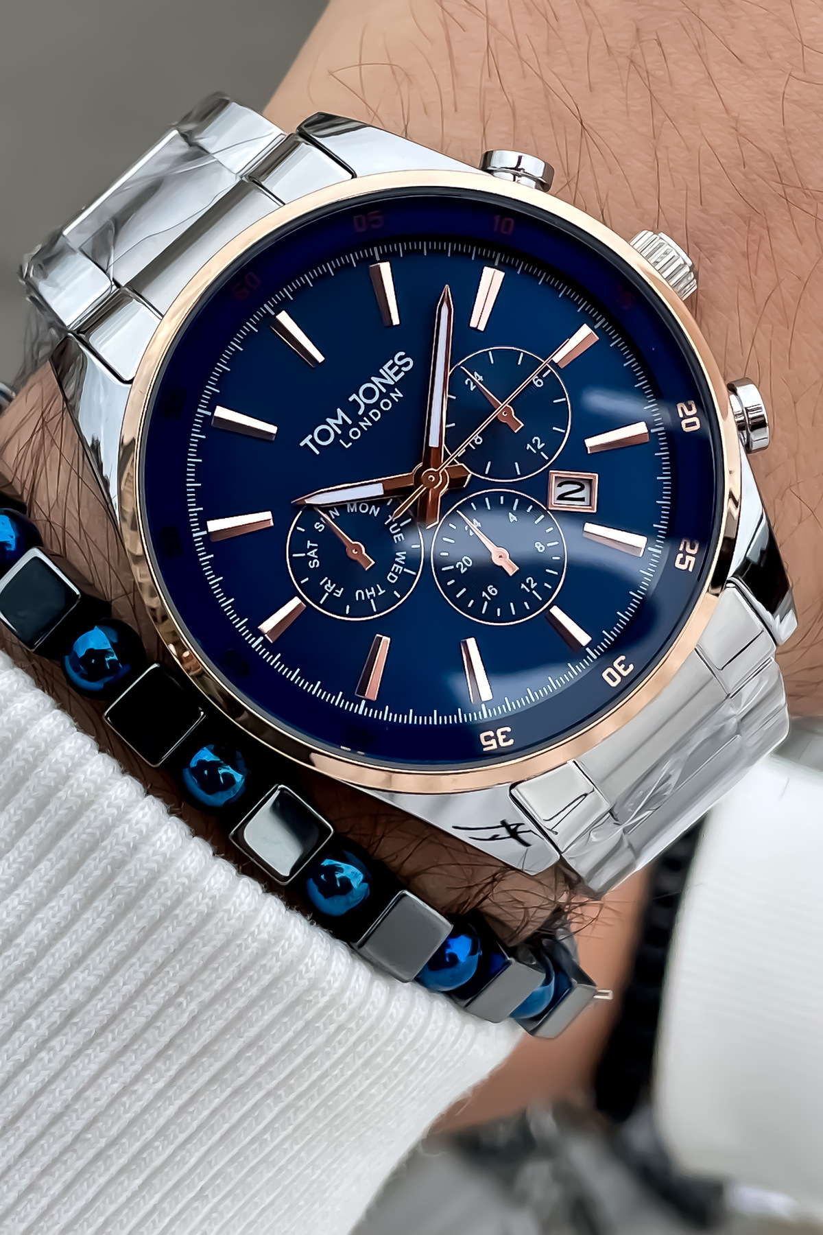 Tom Jones ÇELİK ERKEK KOL SAAT VE BİLEKLİK HEDİYELİ Fiyatı, Yorumları ...