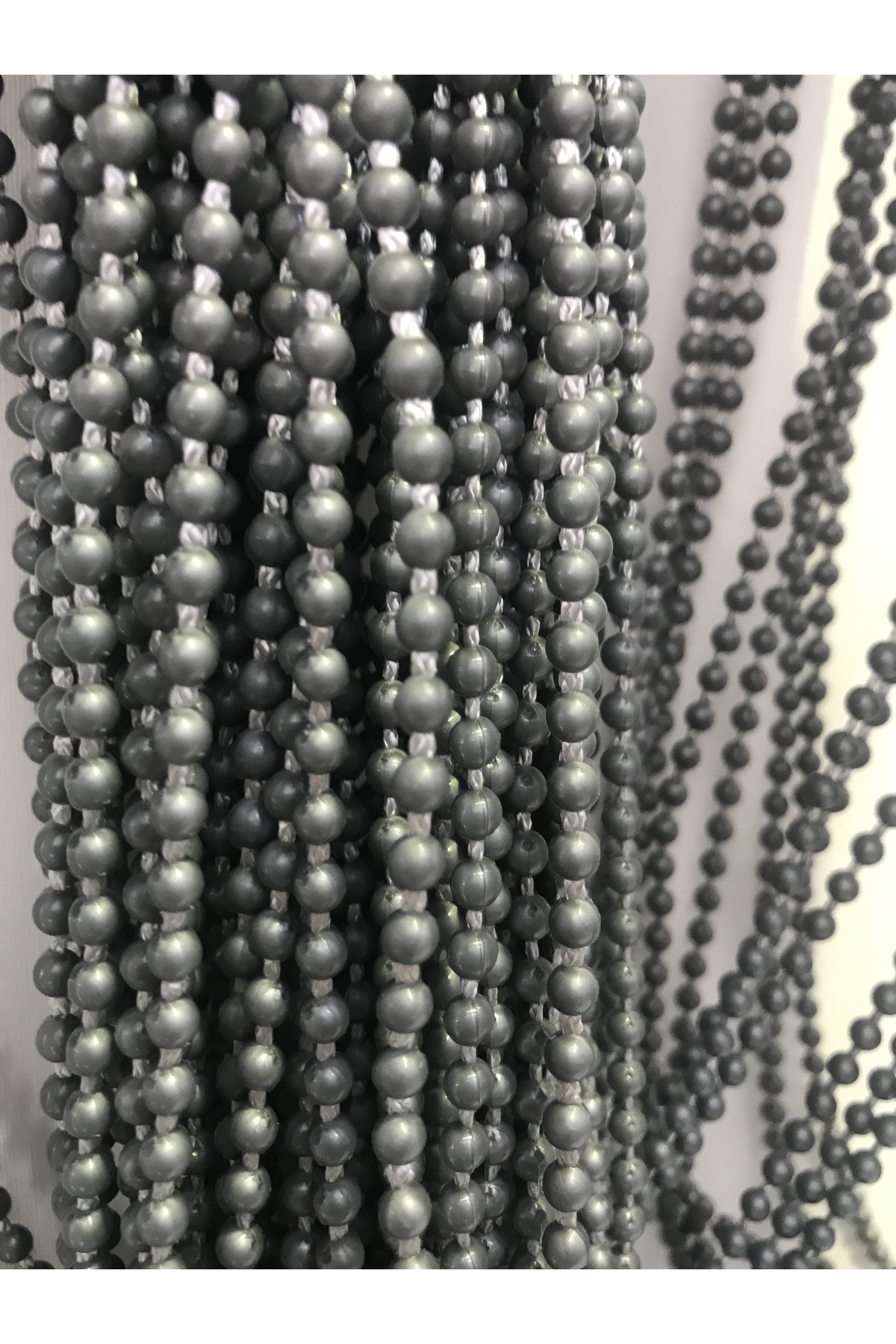 özdeğer home 120x200antrasit 1cm Aralık Zincir Perde Ahşap Kapı Perdesi ...