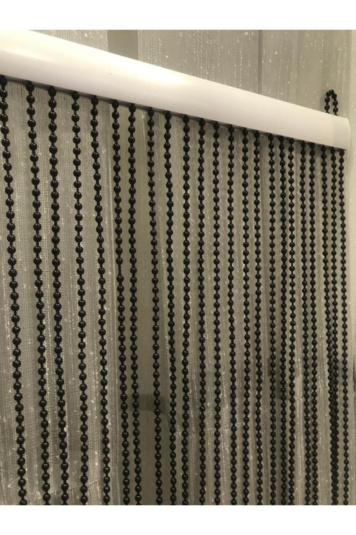 özdeğer home 75x195siyah 1cm Aralık Kapı Perdesi Ahşap Kapı Perdesi ...