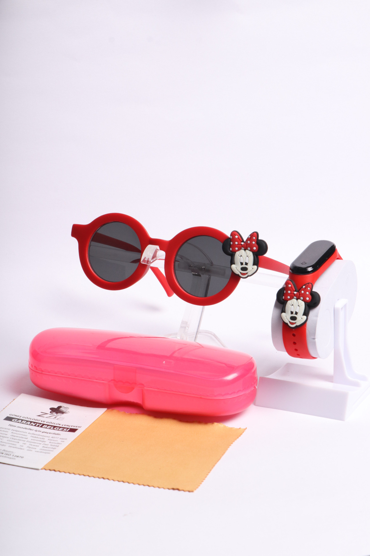 Zzla Uv400 Korumalı Çocuk Güneş Gözlüğü Dokunmatik Led Çocuk Saati Kutu ...