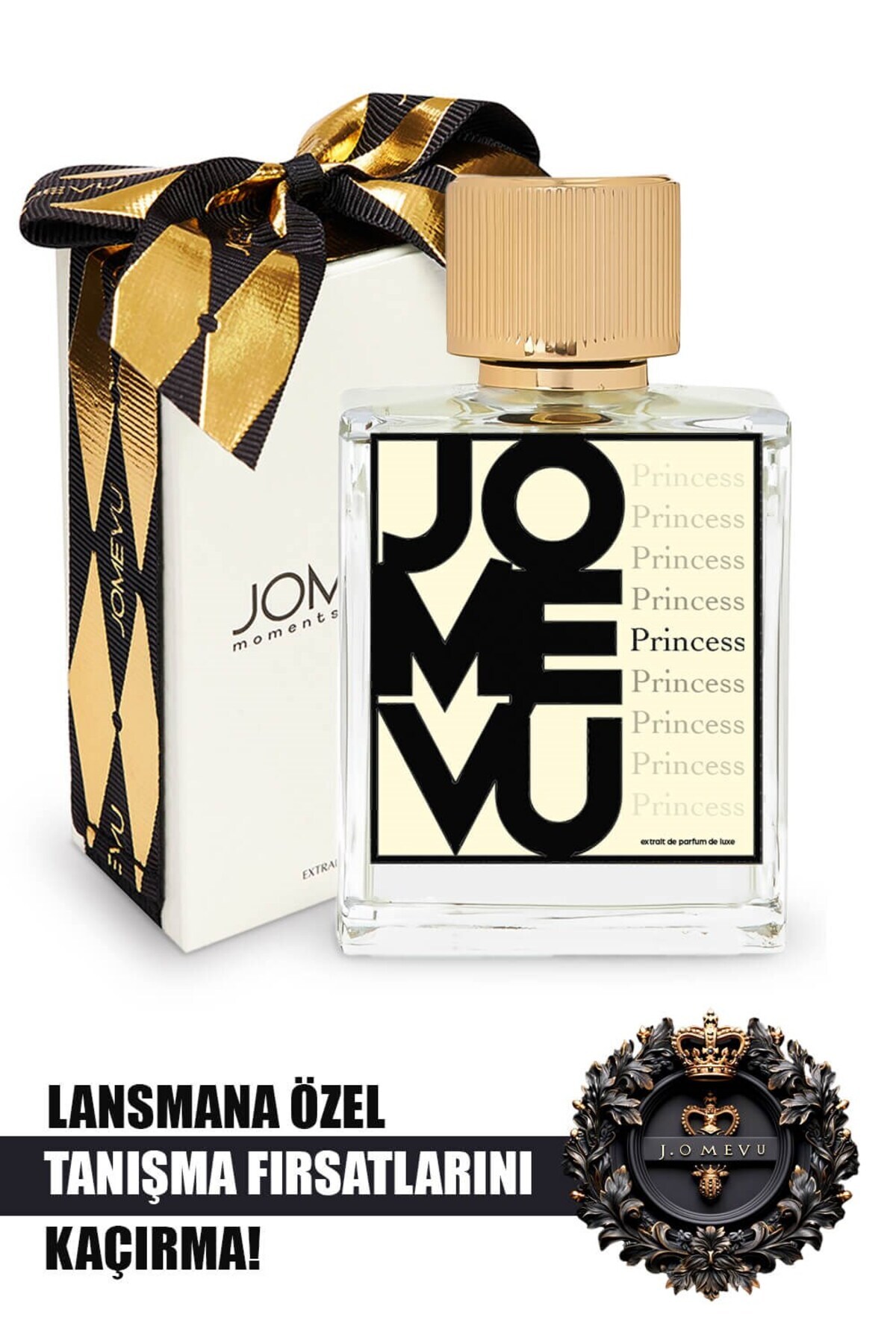 JOMEVU Prıncess Kadın Parfüm Pudralı, Meyveli, Taze, Incir, Misk, Beyaz ...