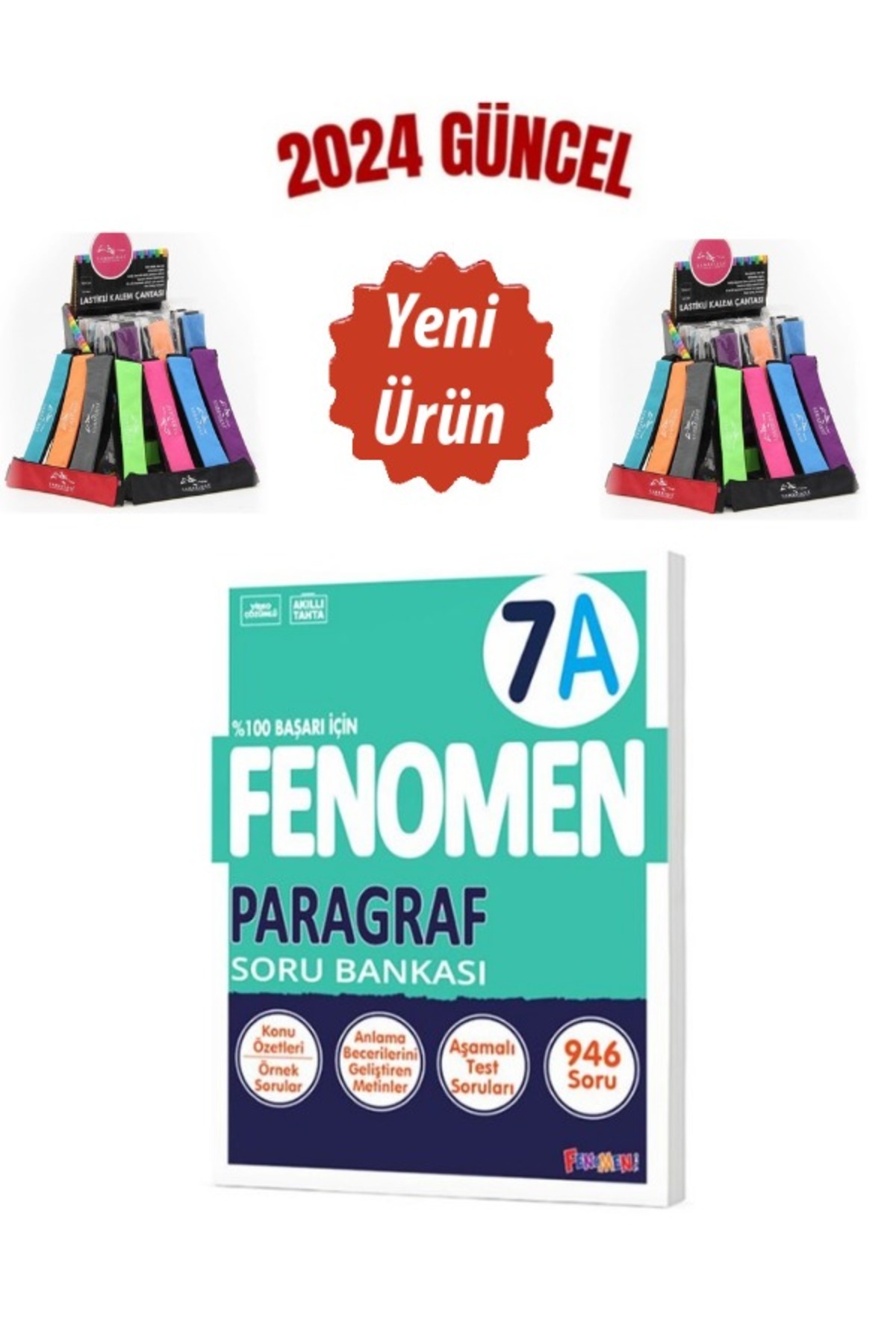 fenomen Güncel 7.Sınıf 7A Paragraf Soru Bankası 900 Soru(Kolay ...