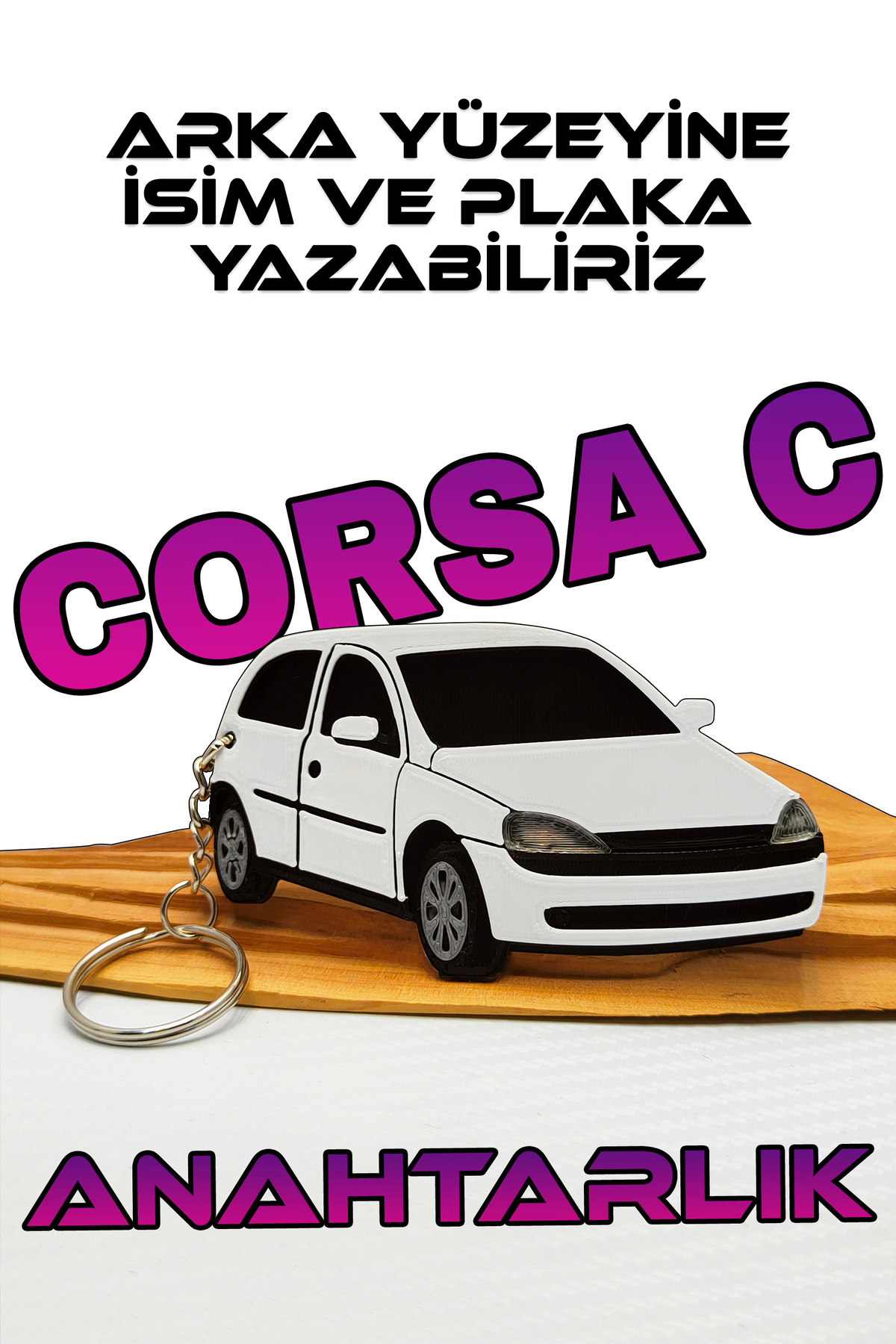 BİRRDESİGN CORSA C MODEL ARAÇ ANAHTARLIK - Fiyatı, Yorumları