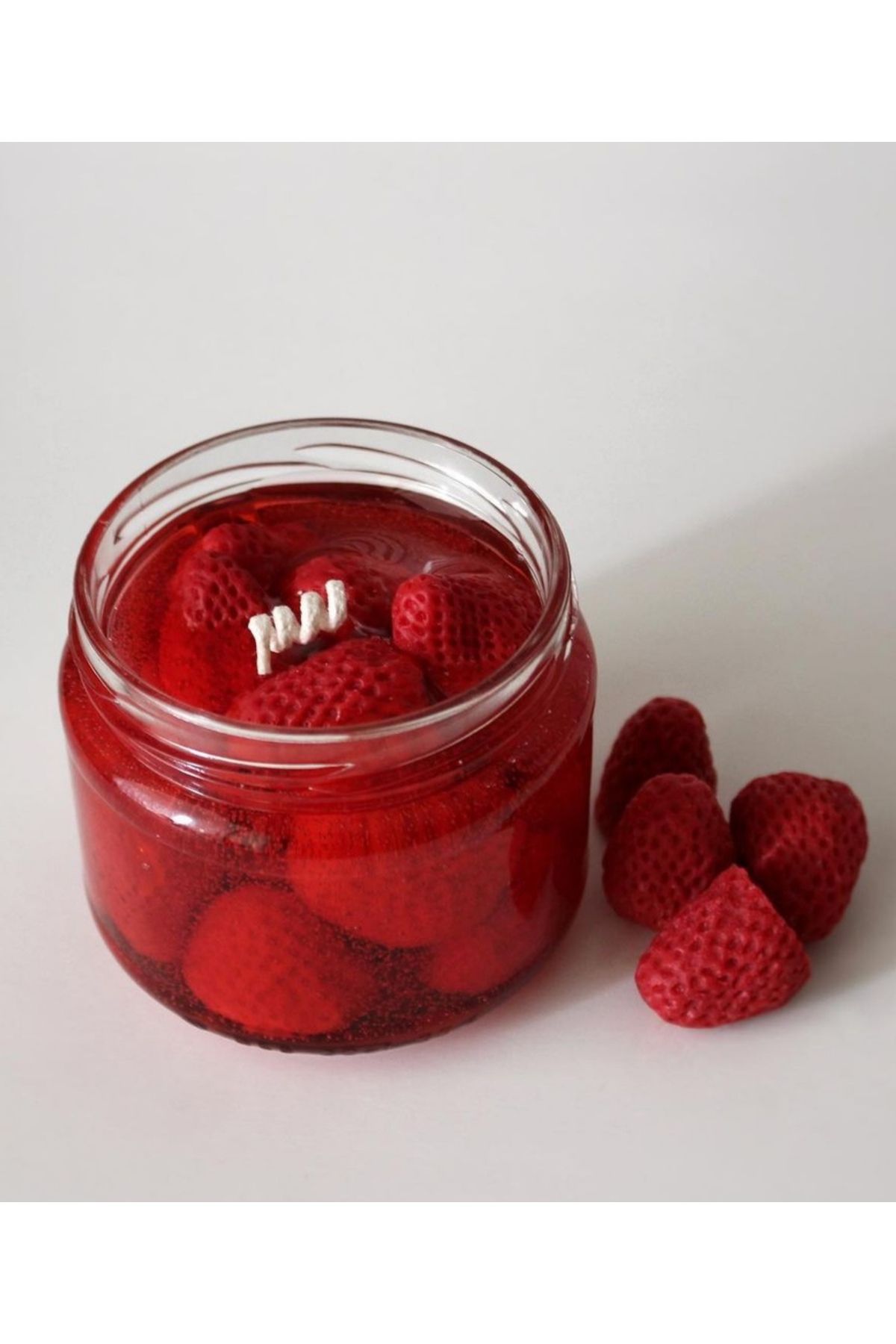 Pampelu Çilek Reçeli Mum Jel Strawberry çilek Kokulu Kavanoz 330 Ml Fiyatı Yorumları Trendyol
