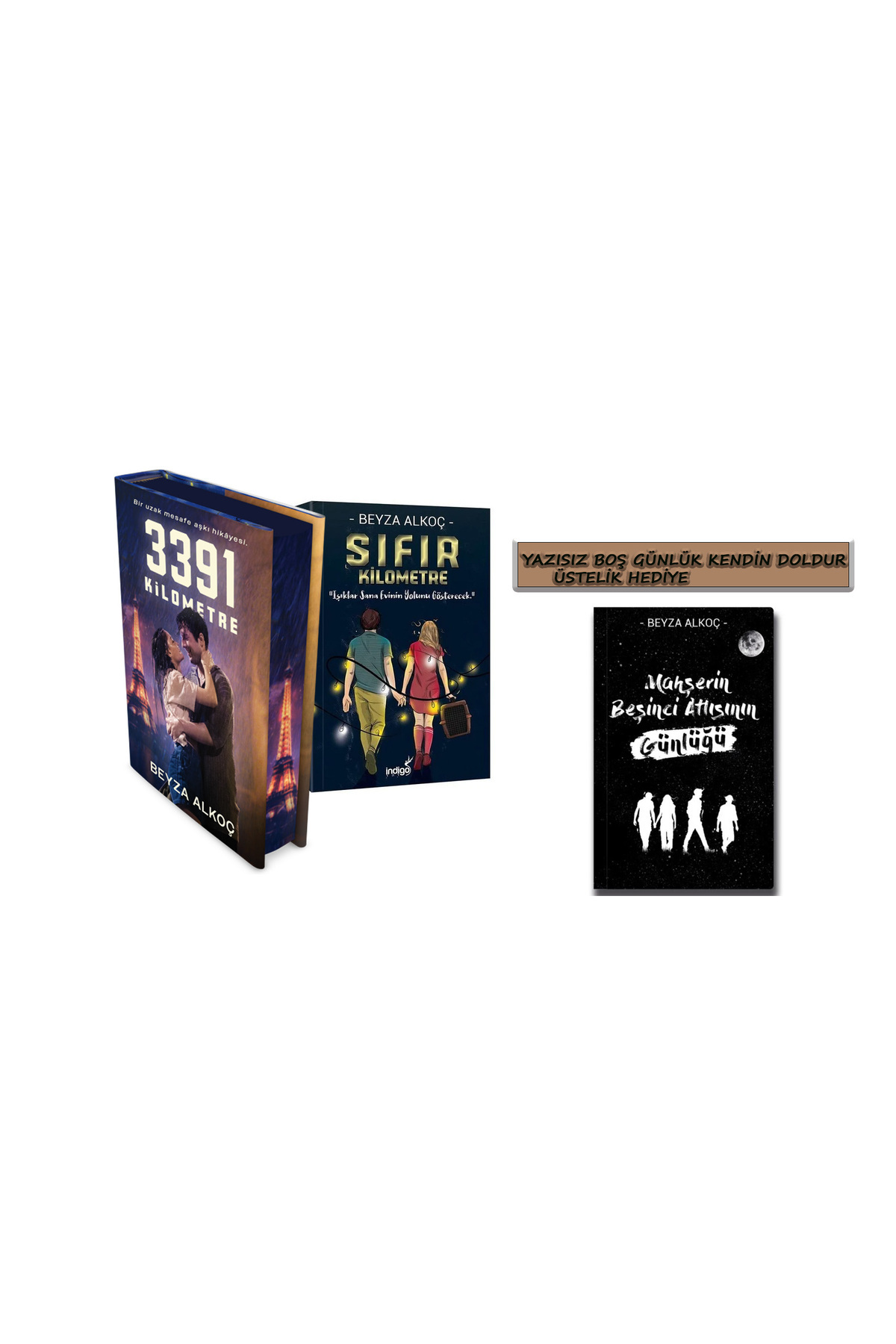 İndigo Kitap 3391 km film özel baskı(poster ve ayraç ile)-sıfır ...