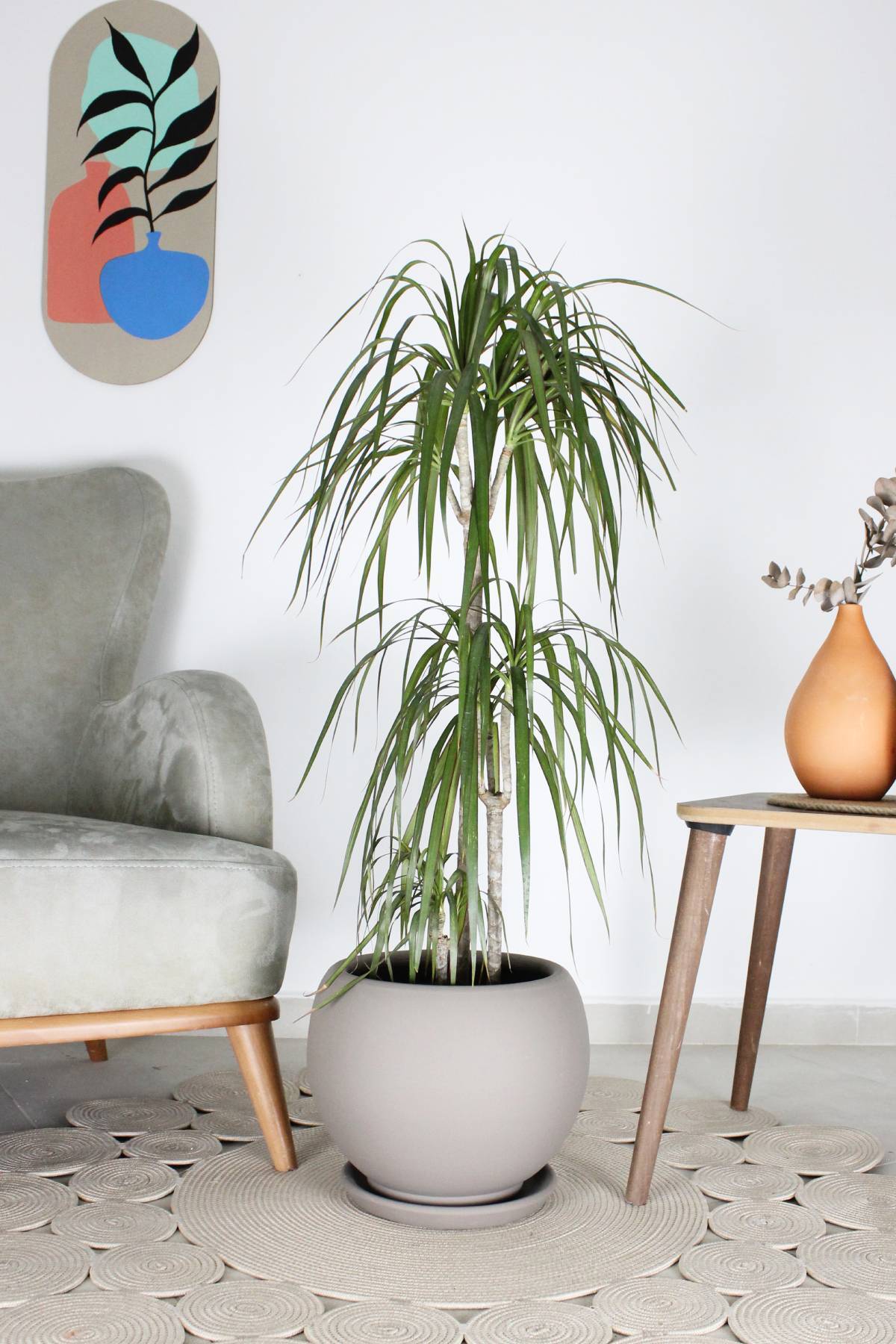 saksiart Küre Model Çömlek Saksı Vizon H:35cm-ÇAP:41cm Fiyatı ...