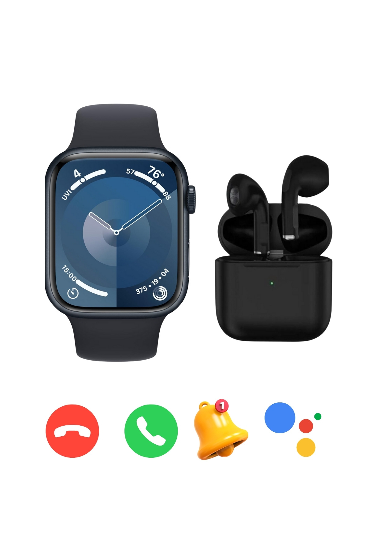 BGGTech Iphone 13 Uyumlu I20 Watch 9 Series T900 Pro Max Akıllı Saat ...