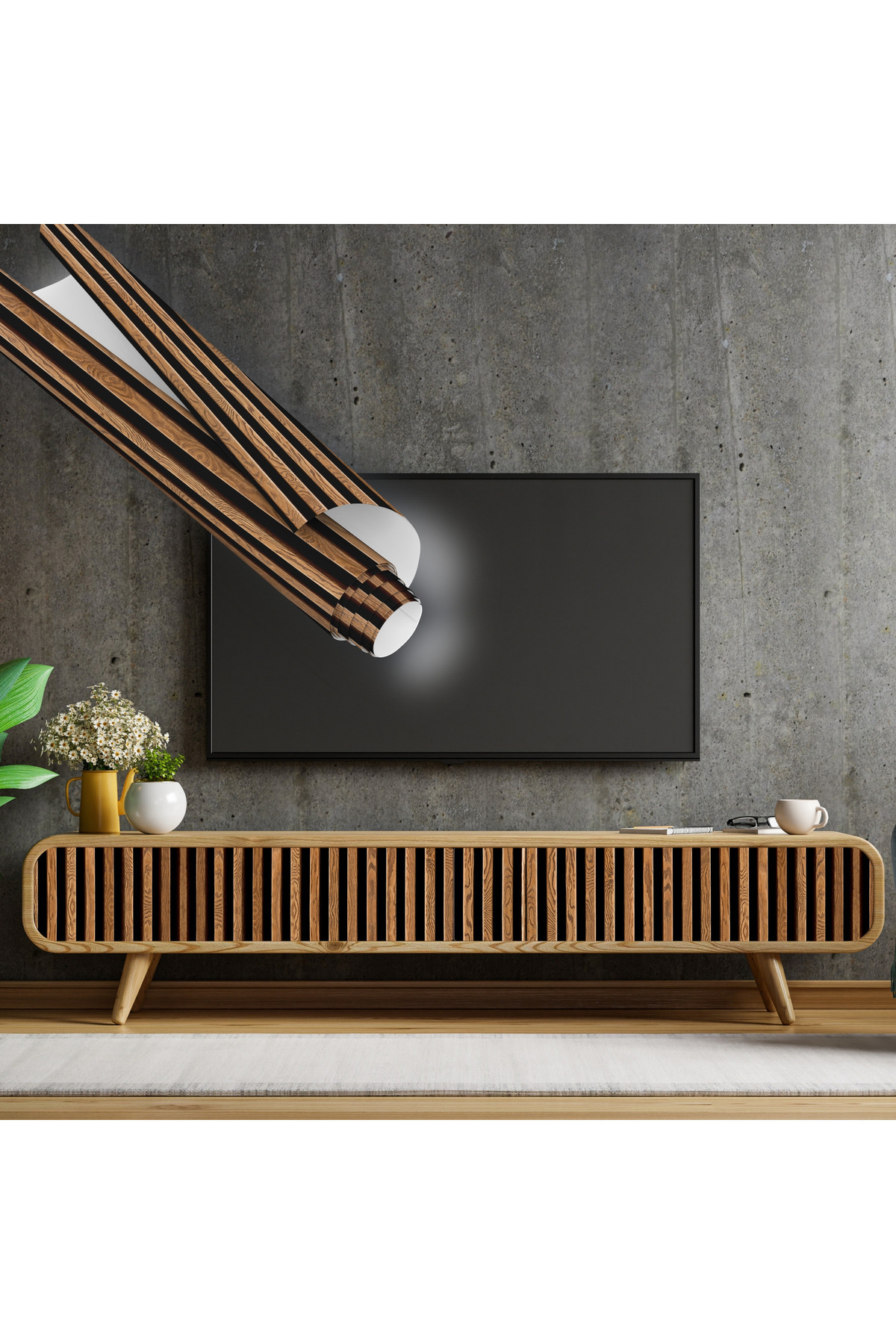 Dekoros Lambri Panel Görünümlü Yapışkanlı Folyo, Ahşap Masa, Dolap ...