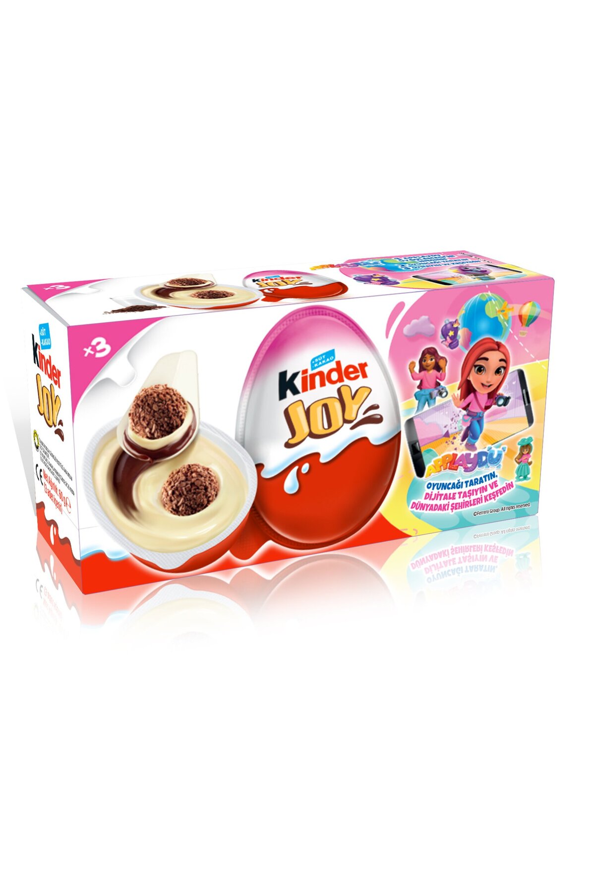 Kinder Joy T3 Kızlara Özel Surprise Yumurta 60 Gr x 2 Adet - Fiyatı ...