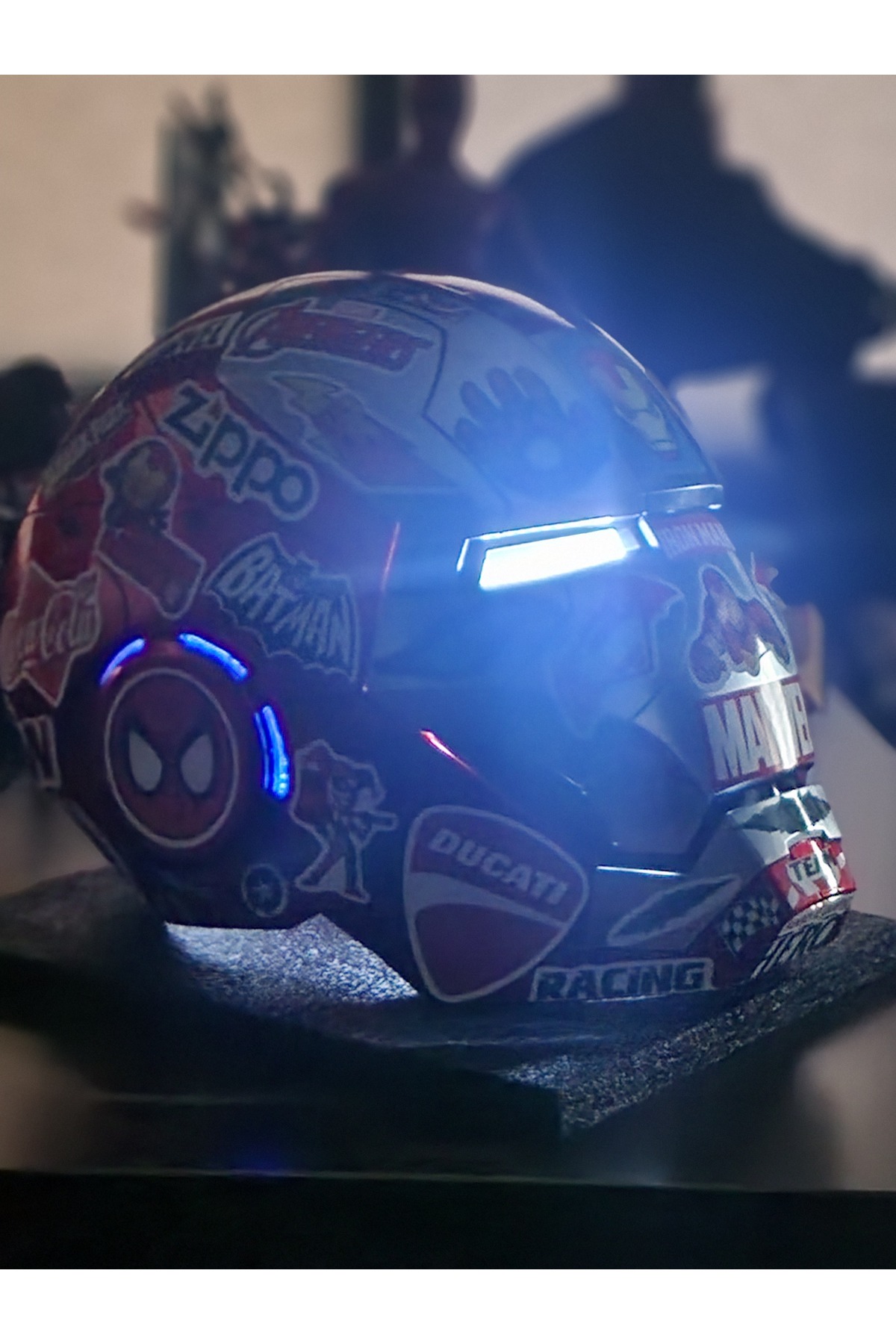 MARVEL İron Man Demir Adam 3D Elektronik Kask ( Özel Tasarım ) Fiyatı ...