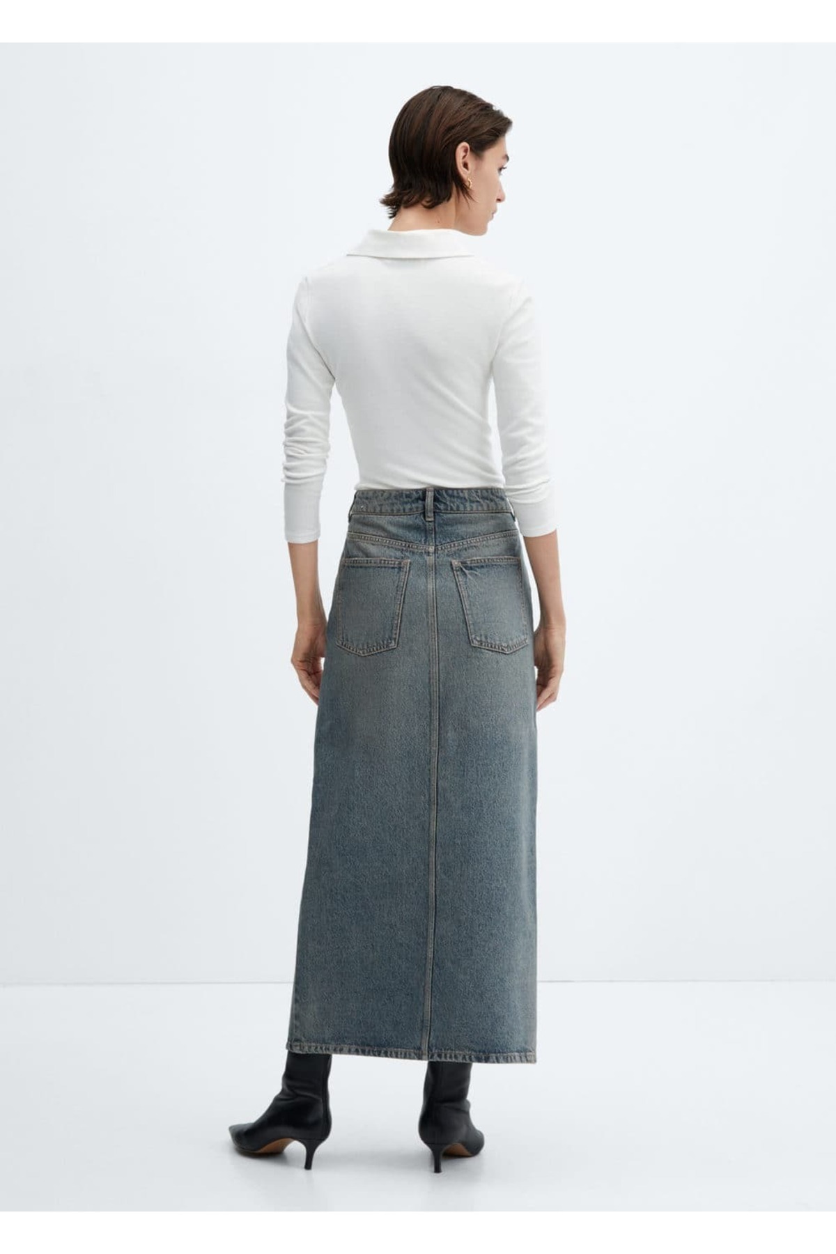 MANGO Uzun denim etek Fiyatı, Yorumları - Trendyol