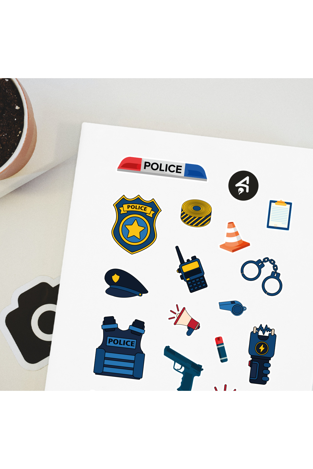 Genel Markalar Polis Olay Yerinde Tasarımlı Çocuk Sticker Seti Fiyatı ...