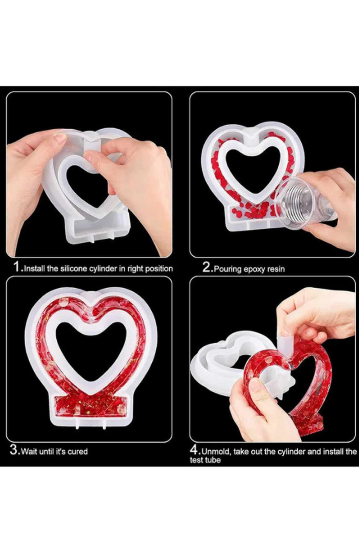 Sirius Hobi Epoksi Alçı Bitki Vazo Tasarım Kalıbı Altıgen Fiyatı ...