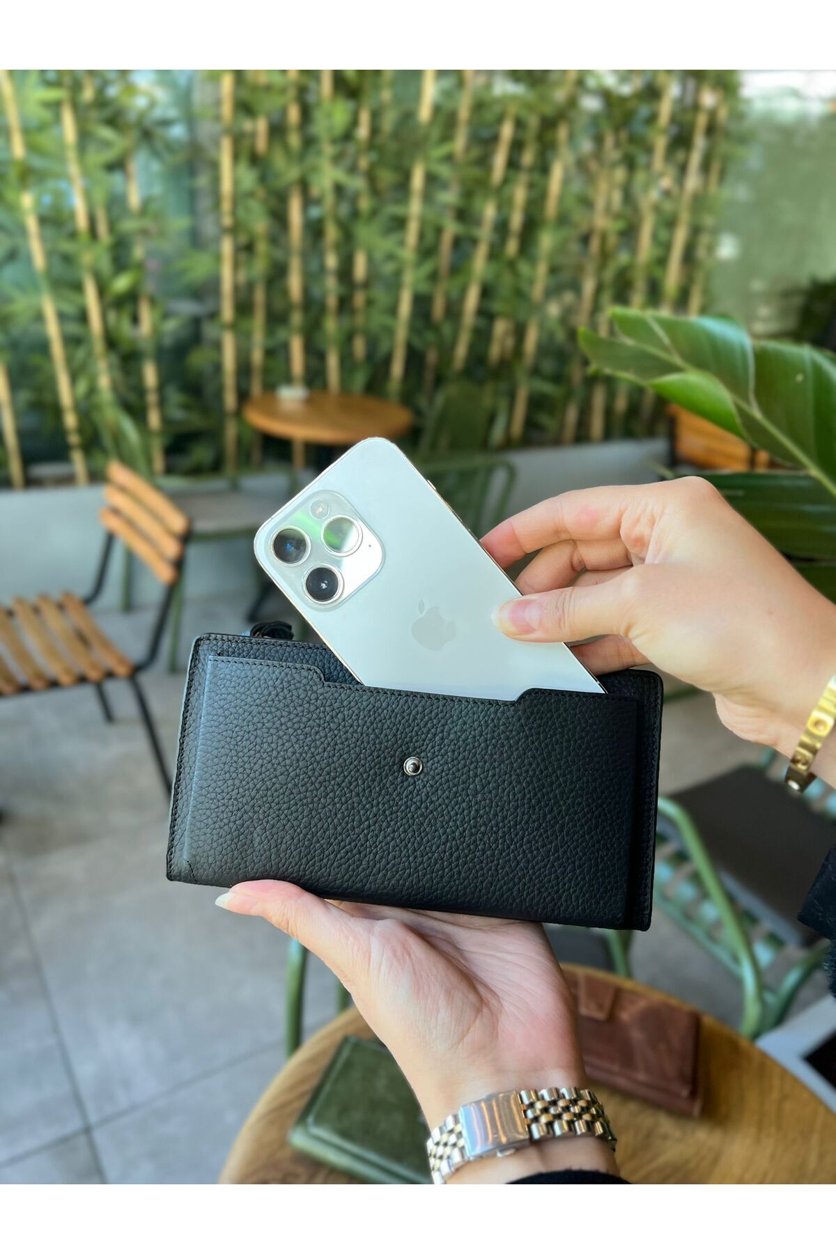 MFT Leather Design HAKİKİ DERİ TELEFON BÖLMELİ CÜZDAN SİYAH - Fiyatı ...