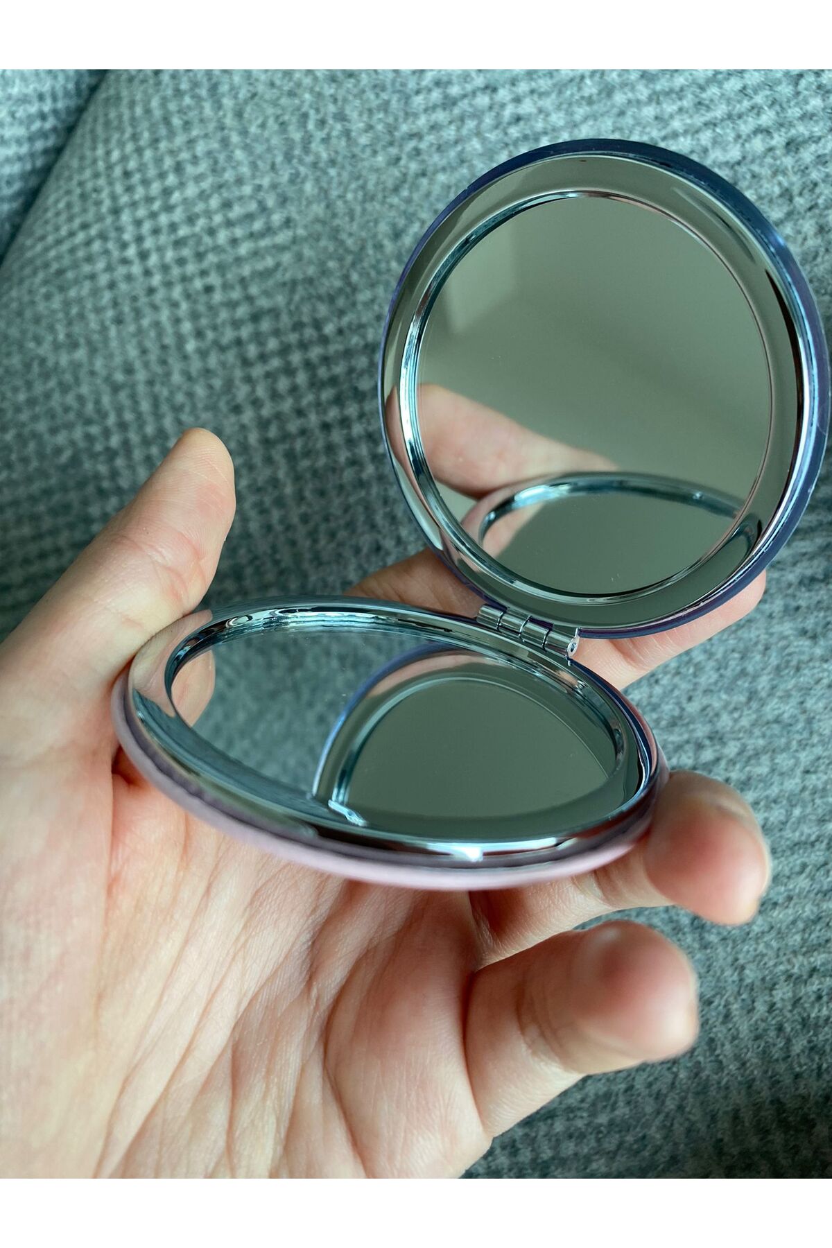 BLA GROUP KUROMİ Tasarımlı SİMLİ SULU Kozmetik Cep Çanta Aynası Kapaklı ...