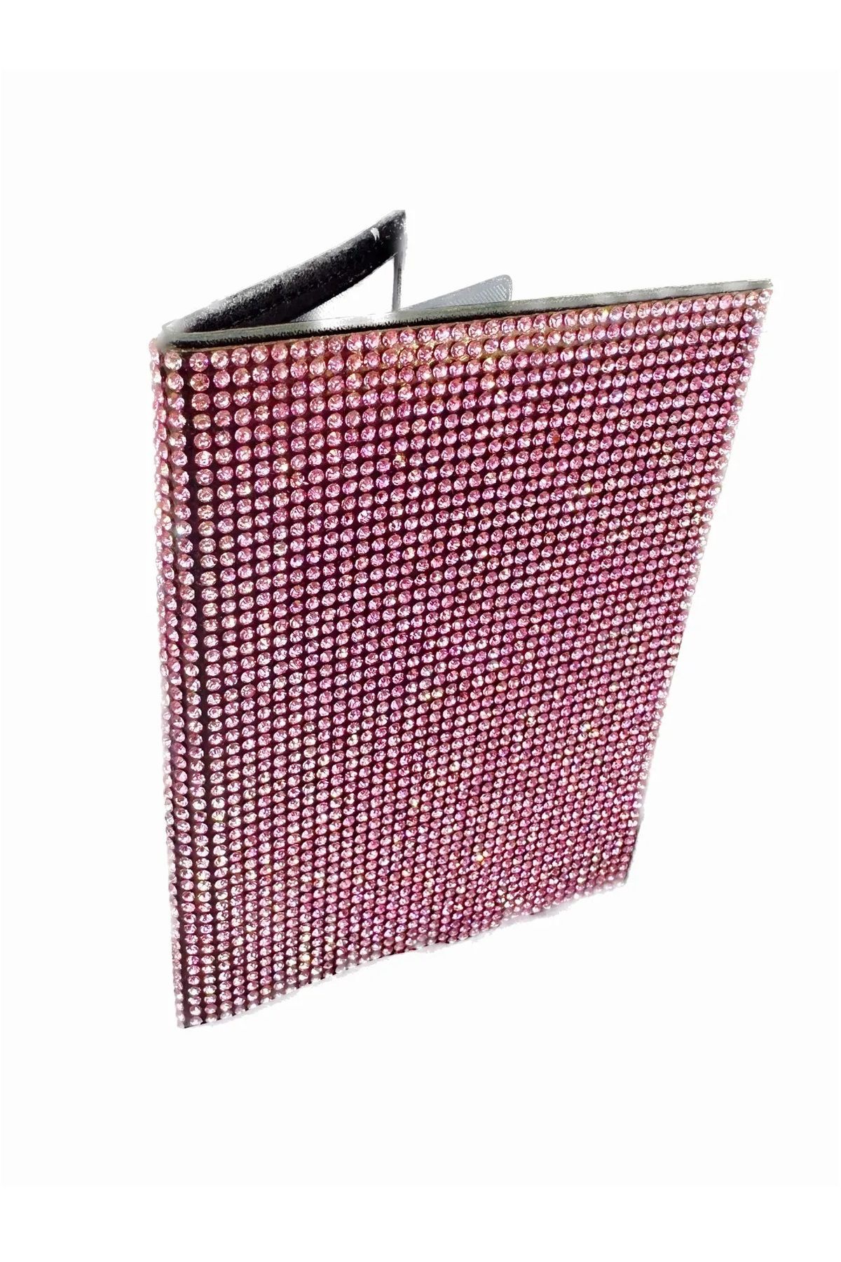 Gardenauto Pasaport Kabı Kristal Swarovski Taşlı Parlak Pasaport Kılıfı