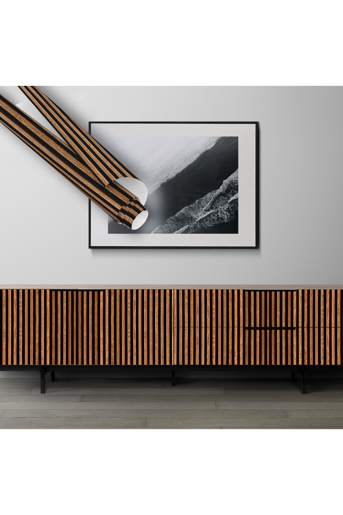 Dekoros Lambri Panel Görünümlü Yapışkanlı Folyo, Ahşap Masa, Dolap ...