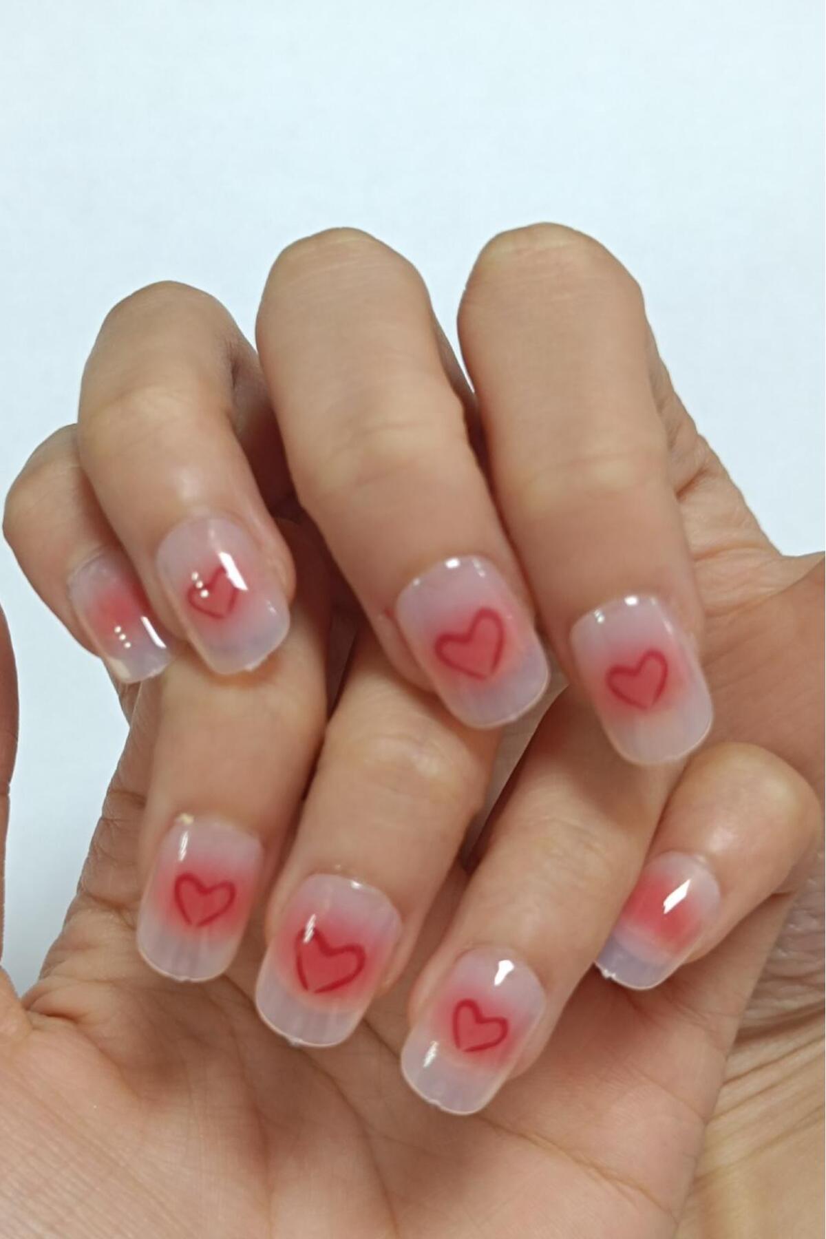 ruby face Kısa Küt Kendinden Yapışkanlı 12'li Takma Tırnak SetiFiyatı ...