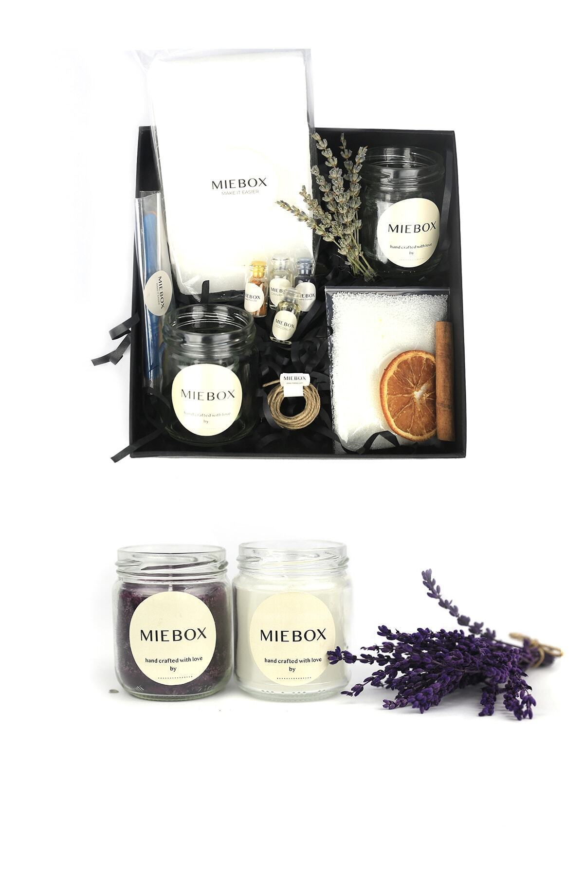 MieBox Parafin Mum Yap Kiti - Kendi Mumunu Yap - Dıy Candle Set - Parafin Mum Yapım Malzemeleri ...
