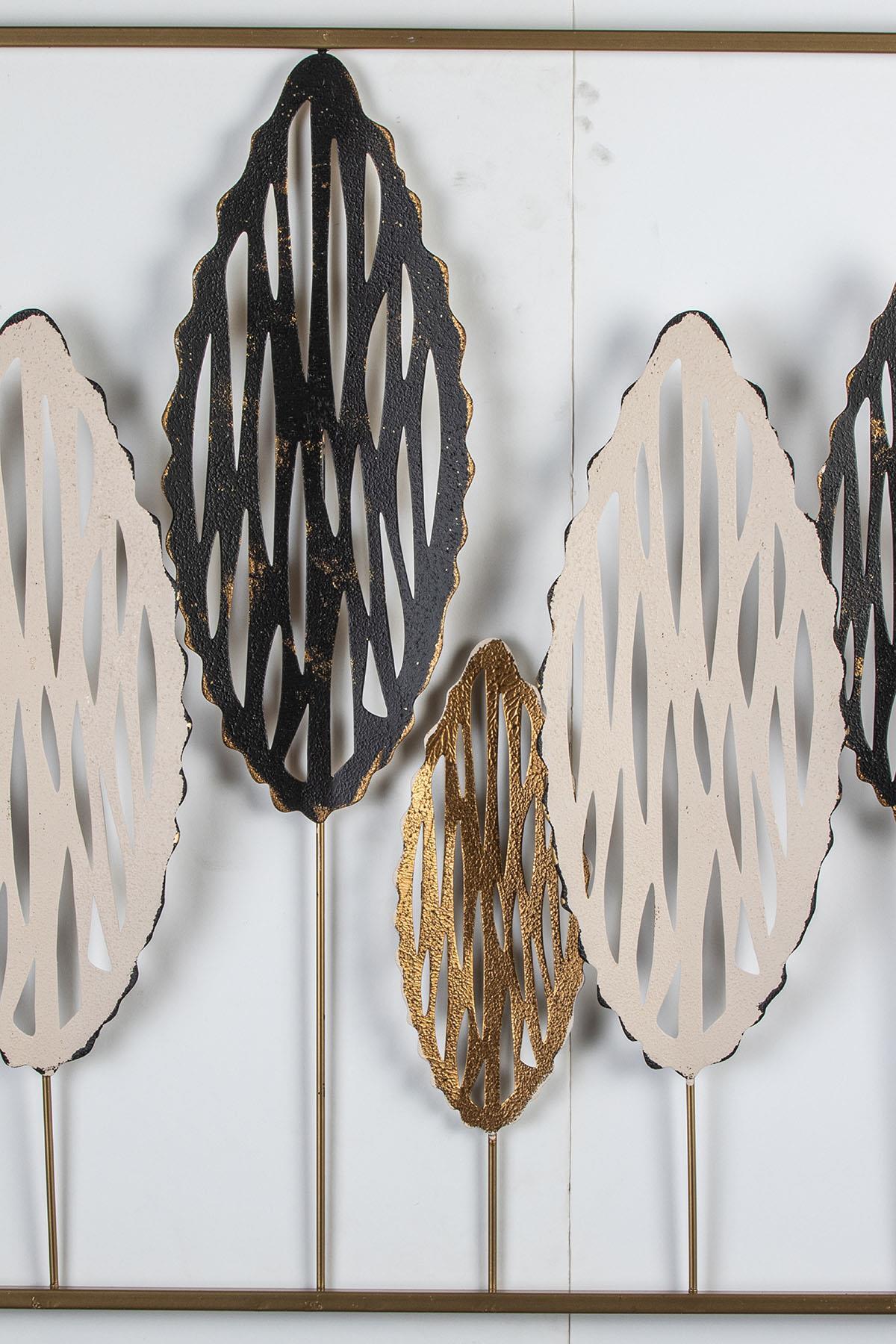 Doreline Doreart Leafes Metal Duvar Tablosu, Ev Ofis Duvar Panosu Gold Fiyatı, Yorumları - Trendyol